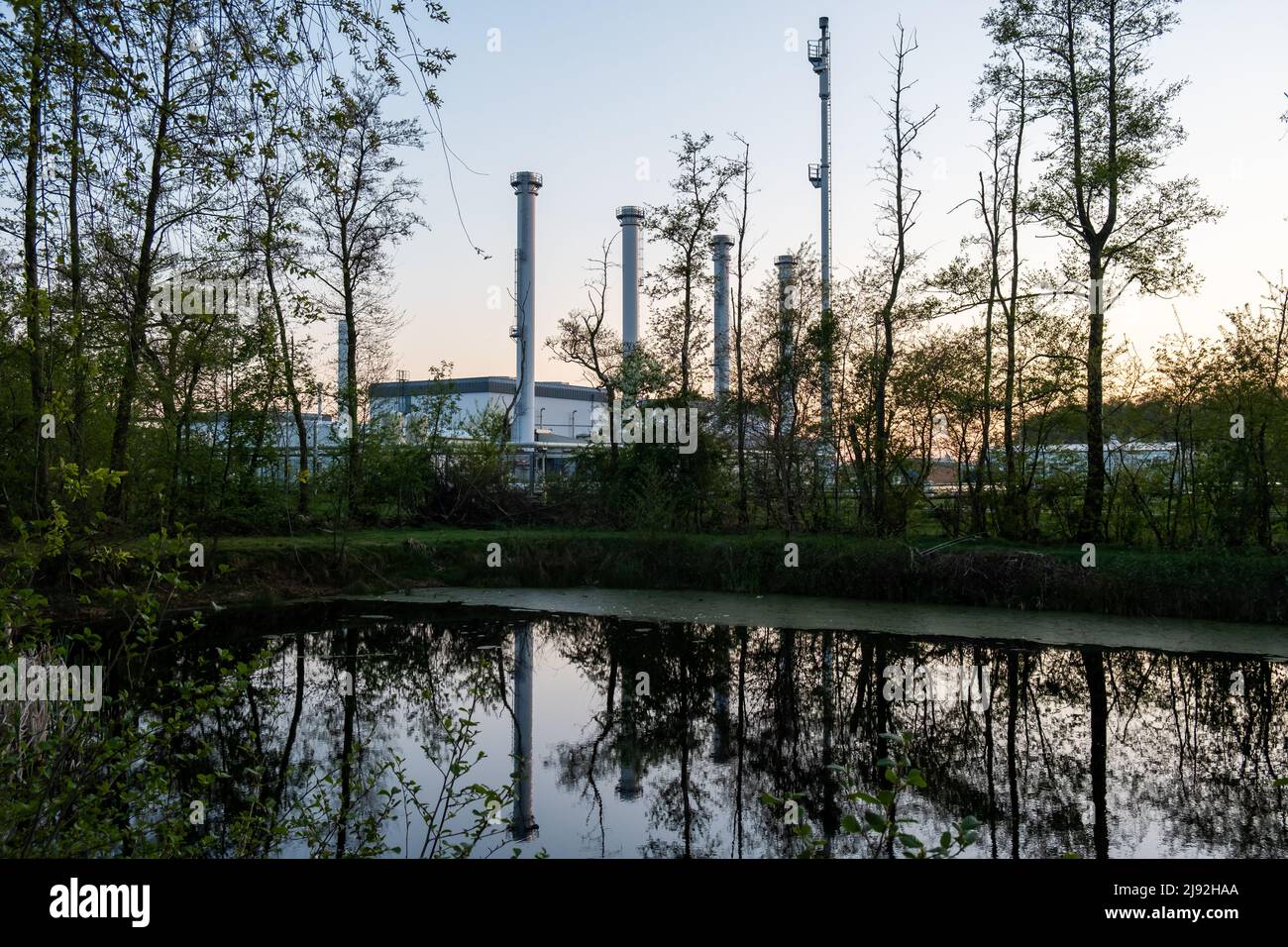 23.04.2022, Rehden, Lower Saxony, Germany - Rehden natural gas storage ...