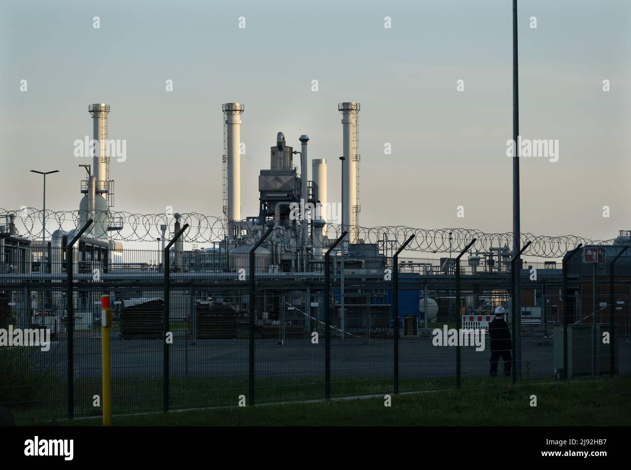 23.04.2022, Rehden, Lower Saxony, Germany - Rehden natural gas storage ...