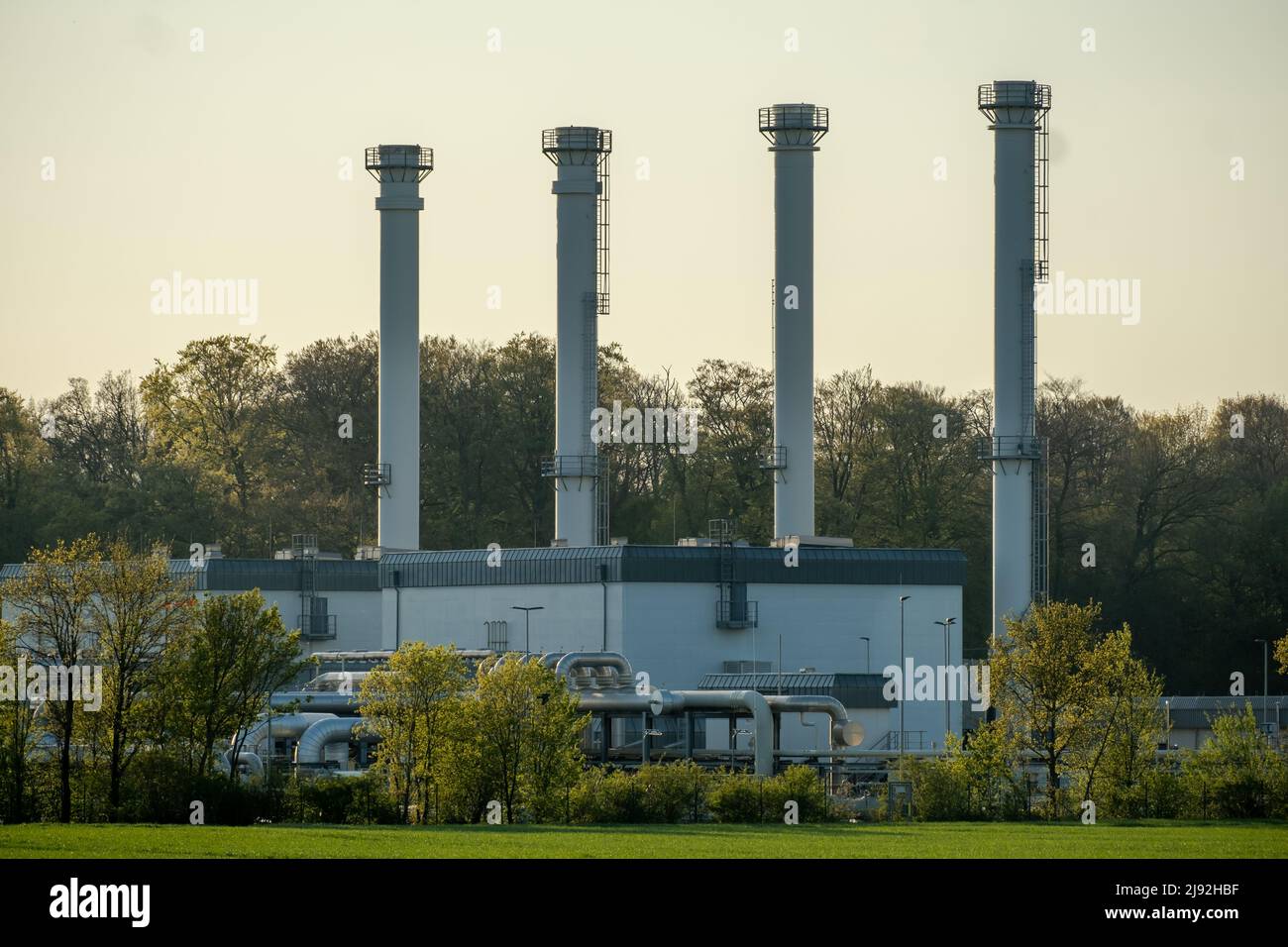 23.04.2022, Rehden, Lower Saxony, Germany - Rehden natural gas storage ...