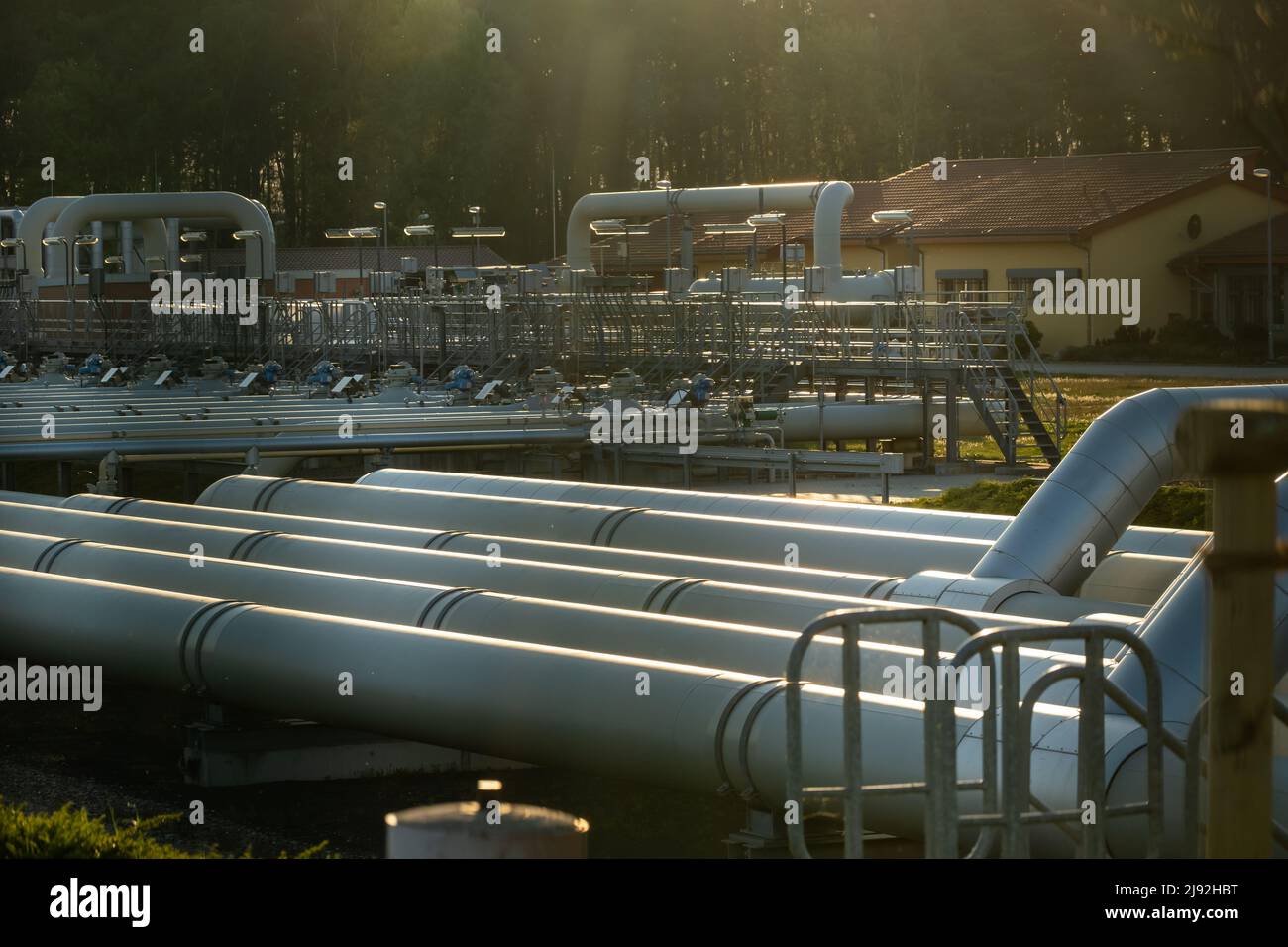 23.04.2022, Rehden, Lower Saxony, Germany - GASCADE Gastransport GmbH ...