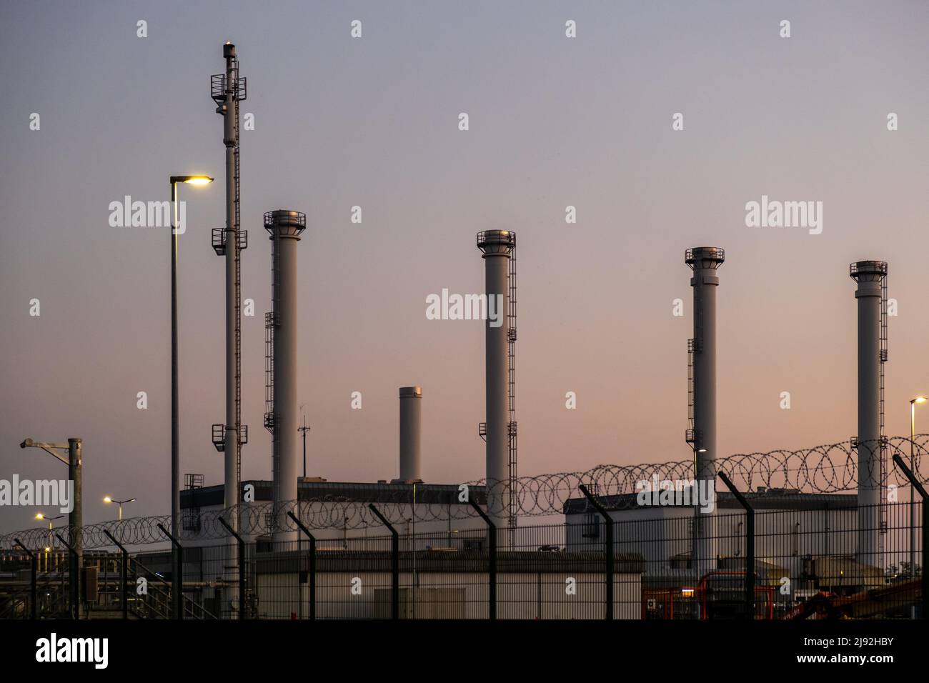 23.04.2022, Rehden, Lower Saxony, Germany - Rehden natural gas storage ...