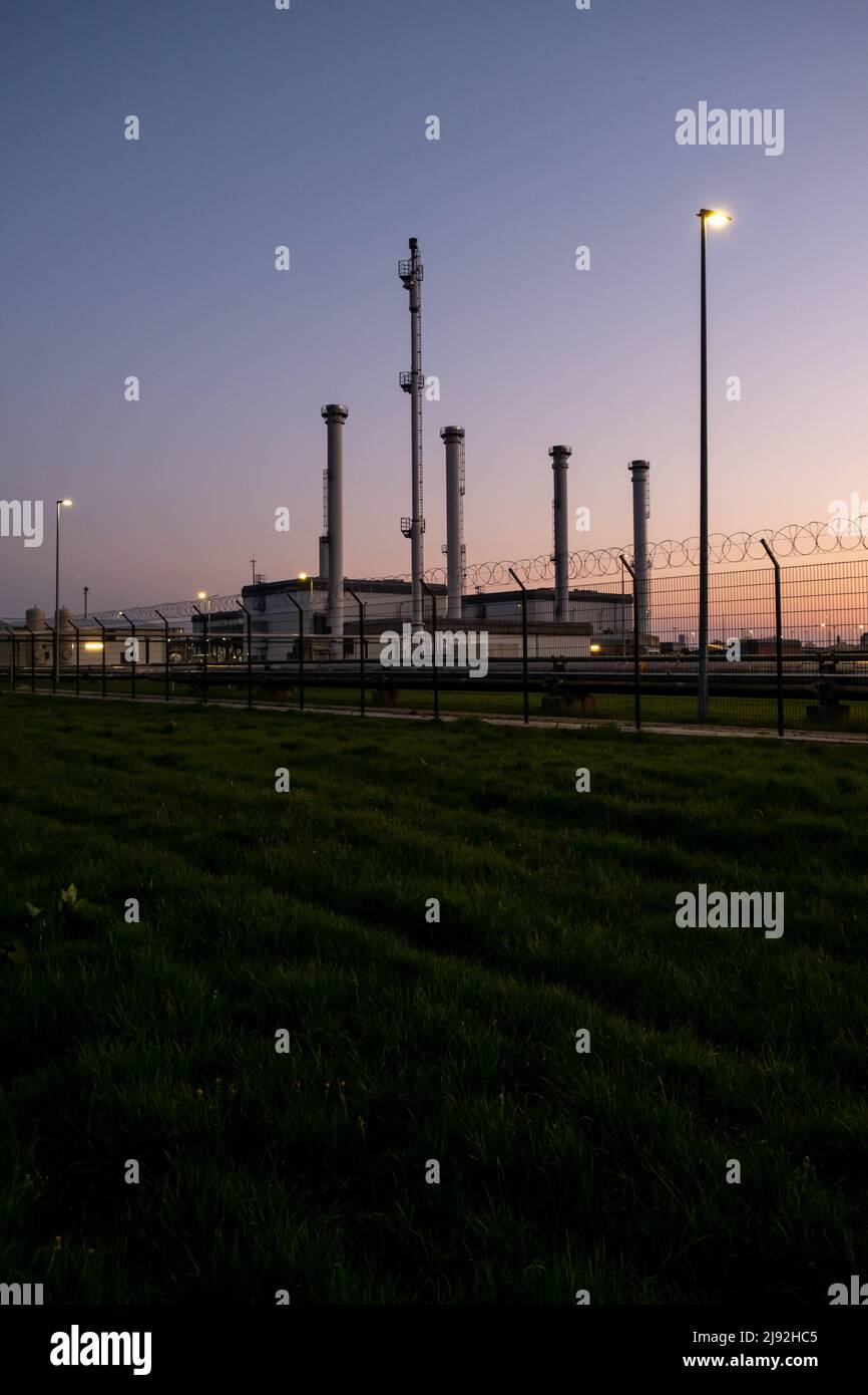 23.04.2022, Rehden, Lower Saxony, Germany - Rehden natural gas storage ...
