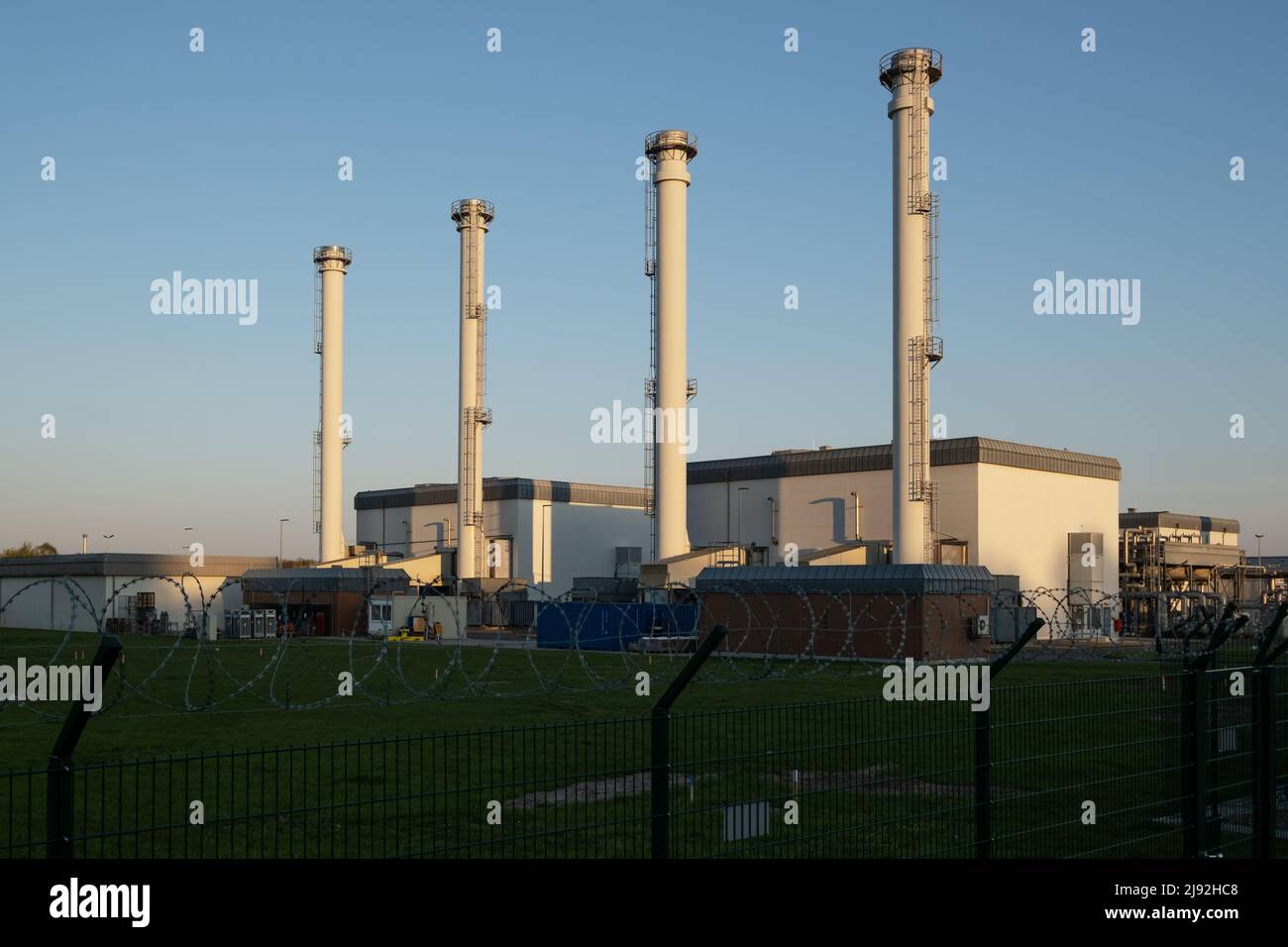 23.04.2022, Rehden, Lower Saxony, Germany - Rehden natural gas storage ...
