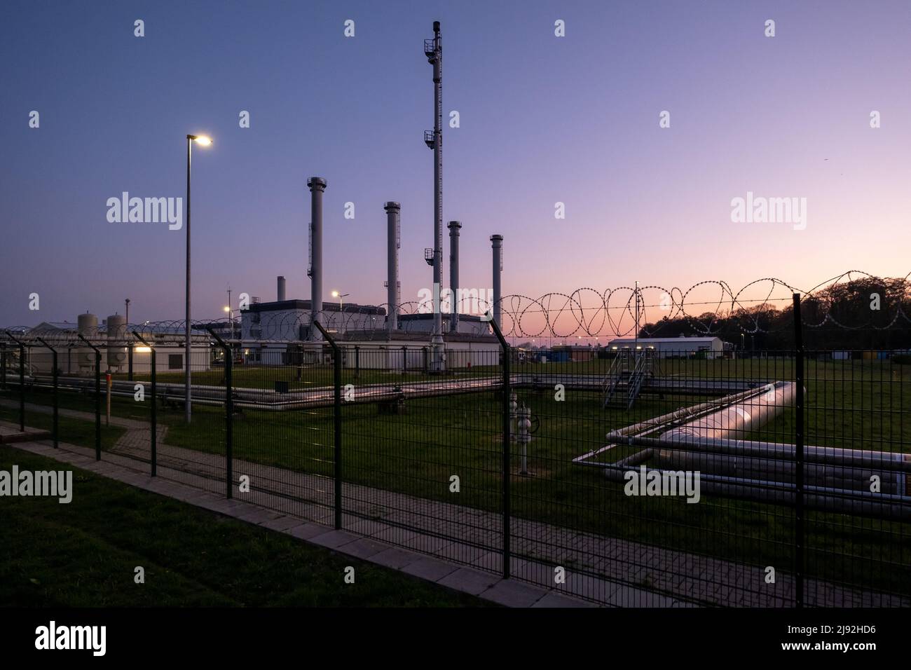 23.04.2022, Rehden, Lower Saxony, Germany - Rehden natural gas storage ...
