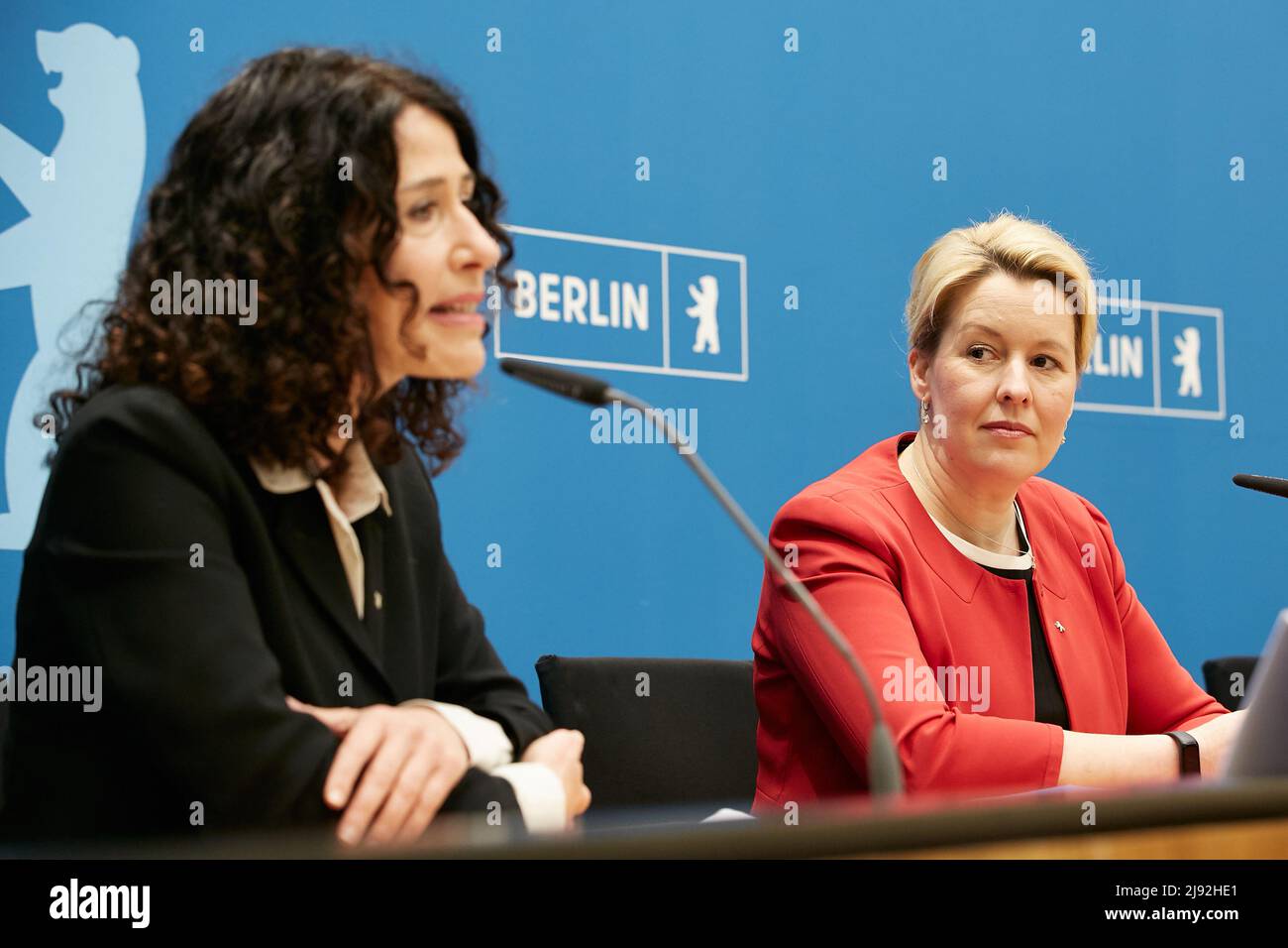 31.03.2022, Berlin, Berlin, Germany - Bettina Jarasch, Senator for ...