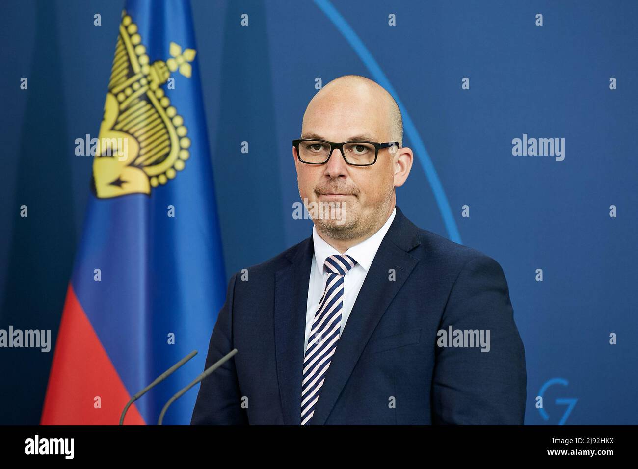 17.05.2022, Berlin, Berlin, Germany - Daniel Risch, Head of Government ...