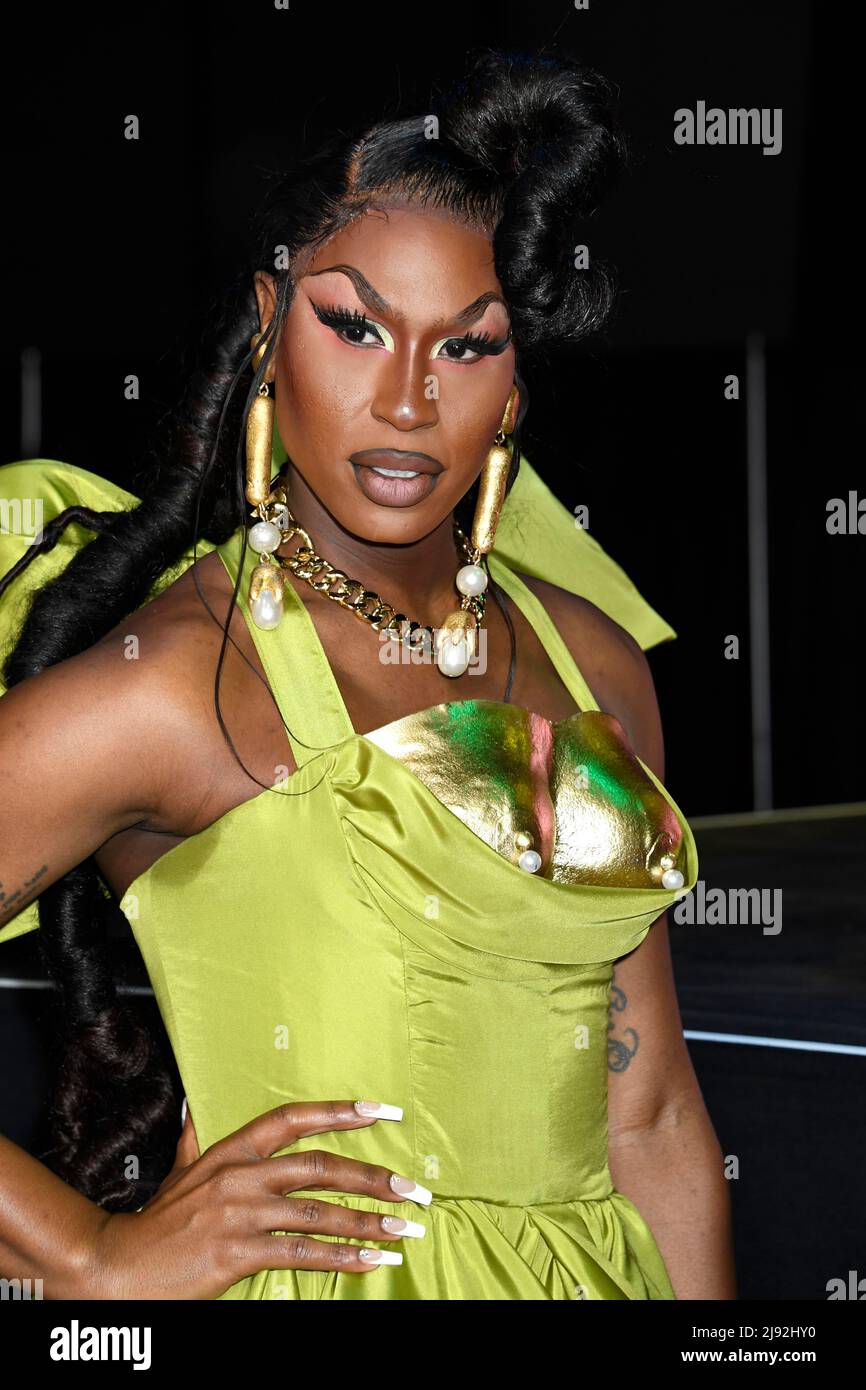 Shea Coule poses during the 2022 Rupaul DragCon, Day 1, held at the LA Convention Center in Los ...