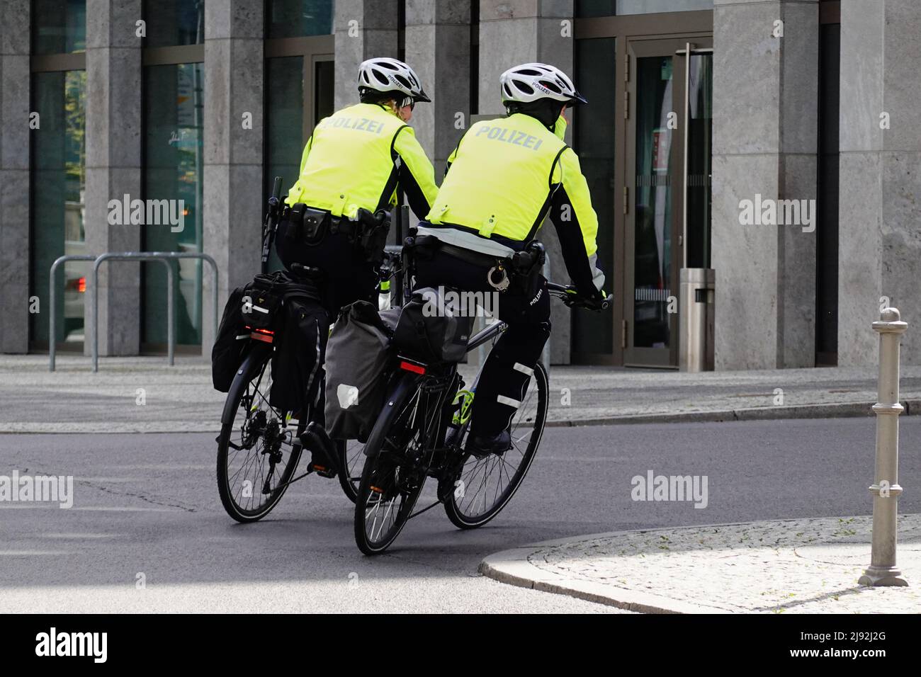 Police patrol on bikes hi-res stock photography and images - Alamy