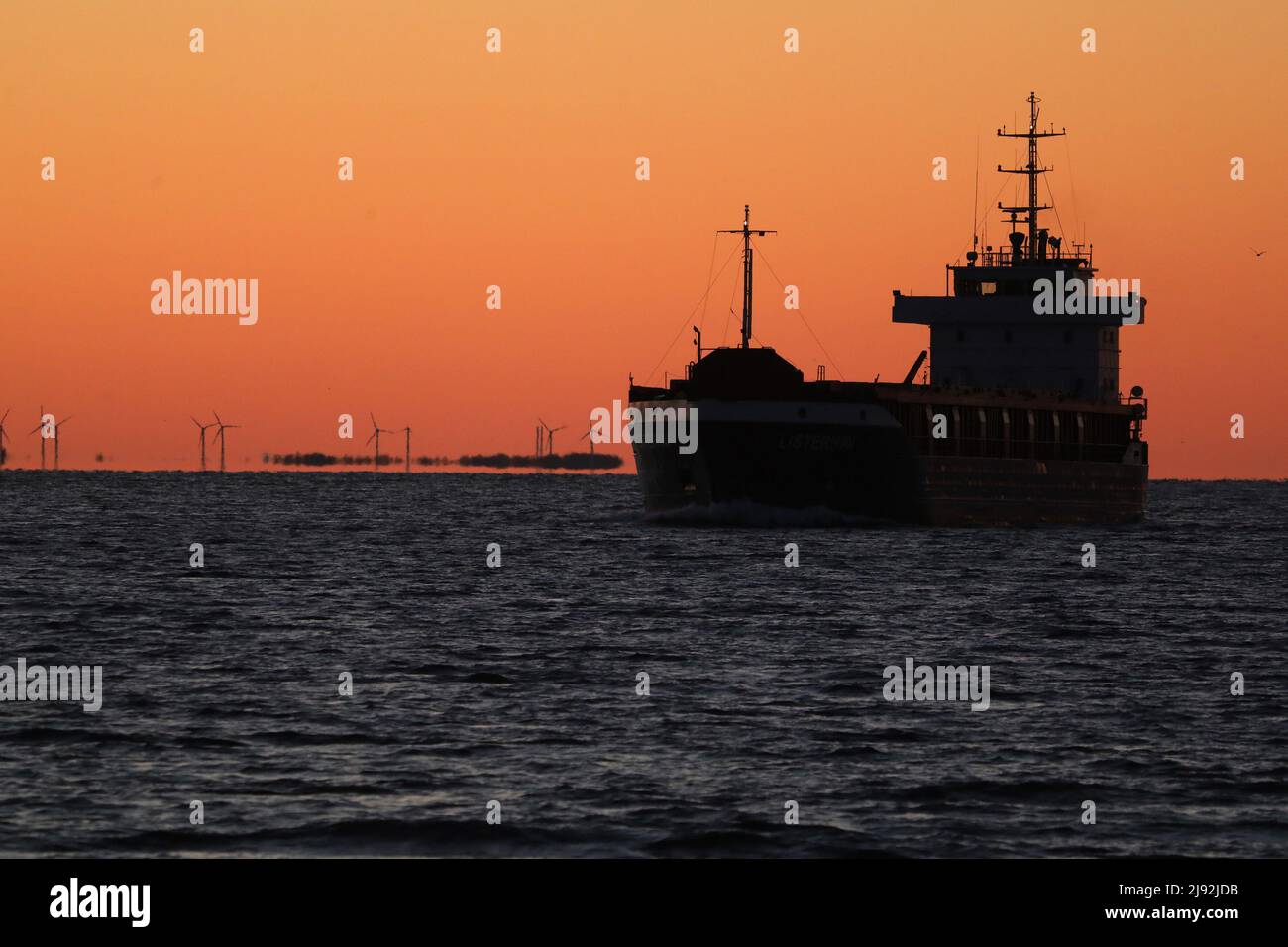 Helsingborg sweden container ship hi-res stock photography and images ...