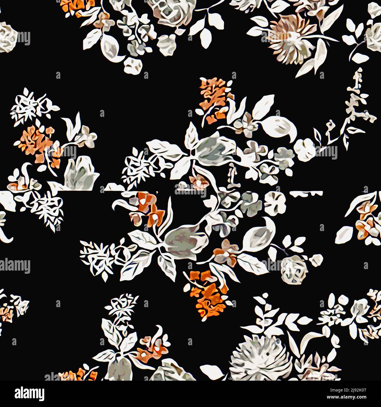Textile and wallpaper patterns. A printable digital illustration work. Floral Print designs ...