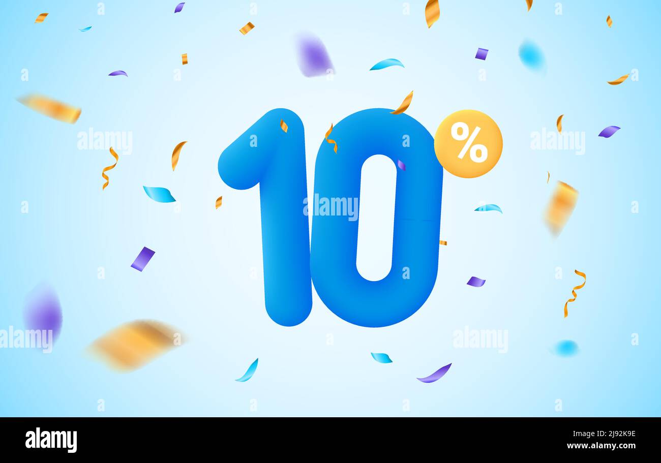 10 percent discount icon yellow hi-res stock photography and images - Alamy