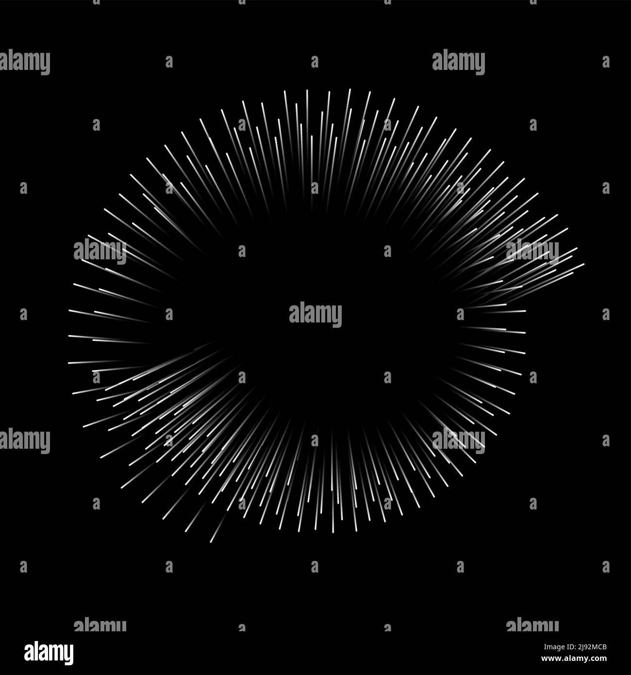 Circle abstract line pattern background vector black graphic round ...