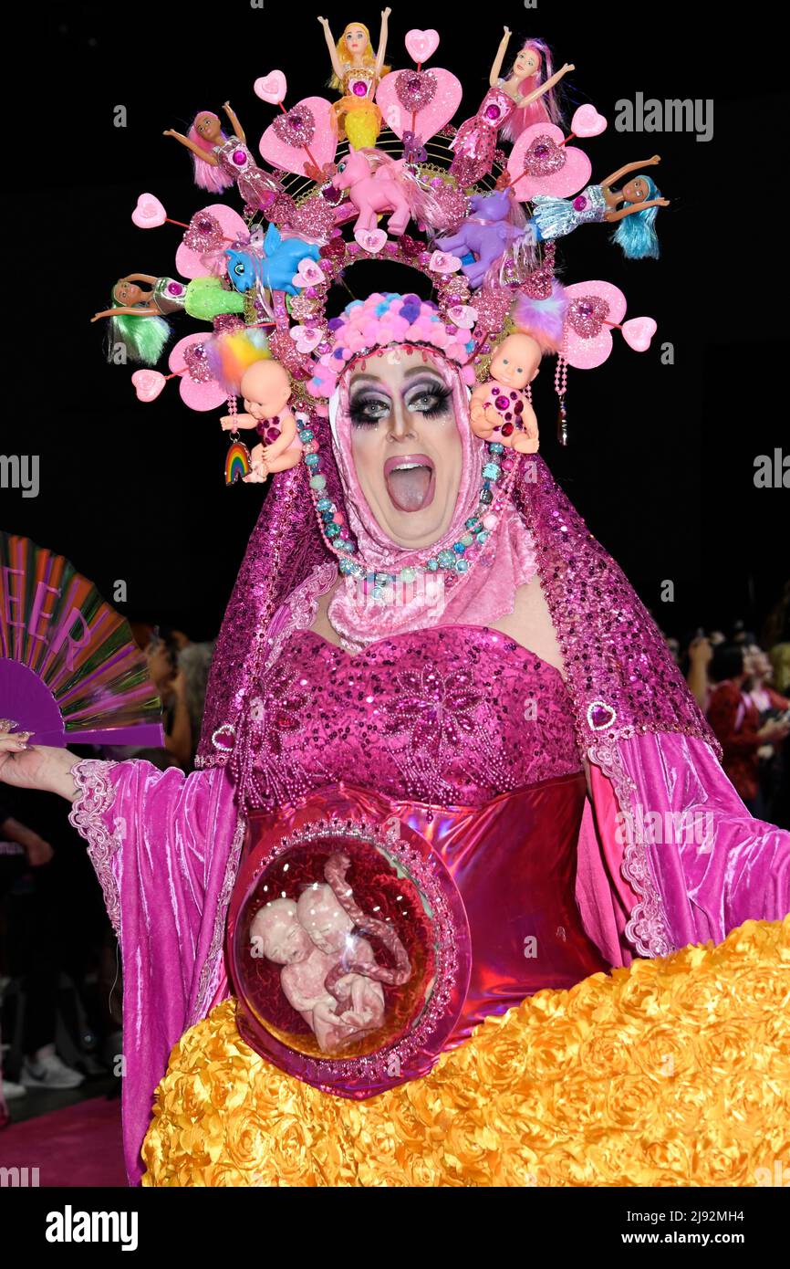 Tempest DuJour participates in The Queens Walk at the 2022 Rupaul ...