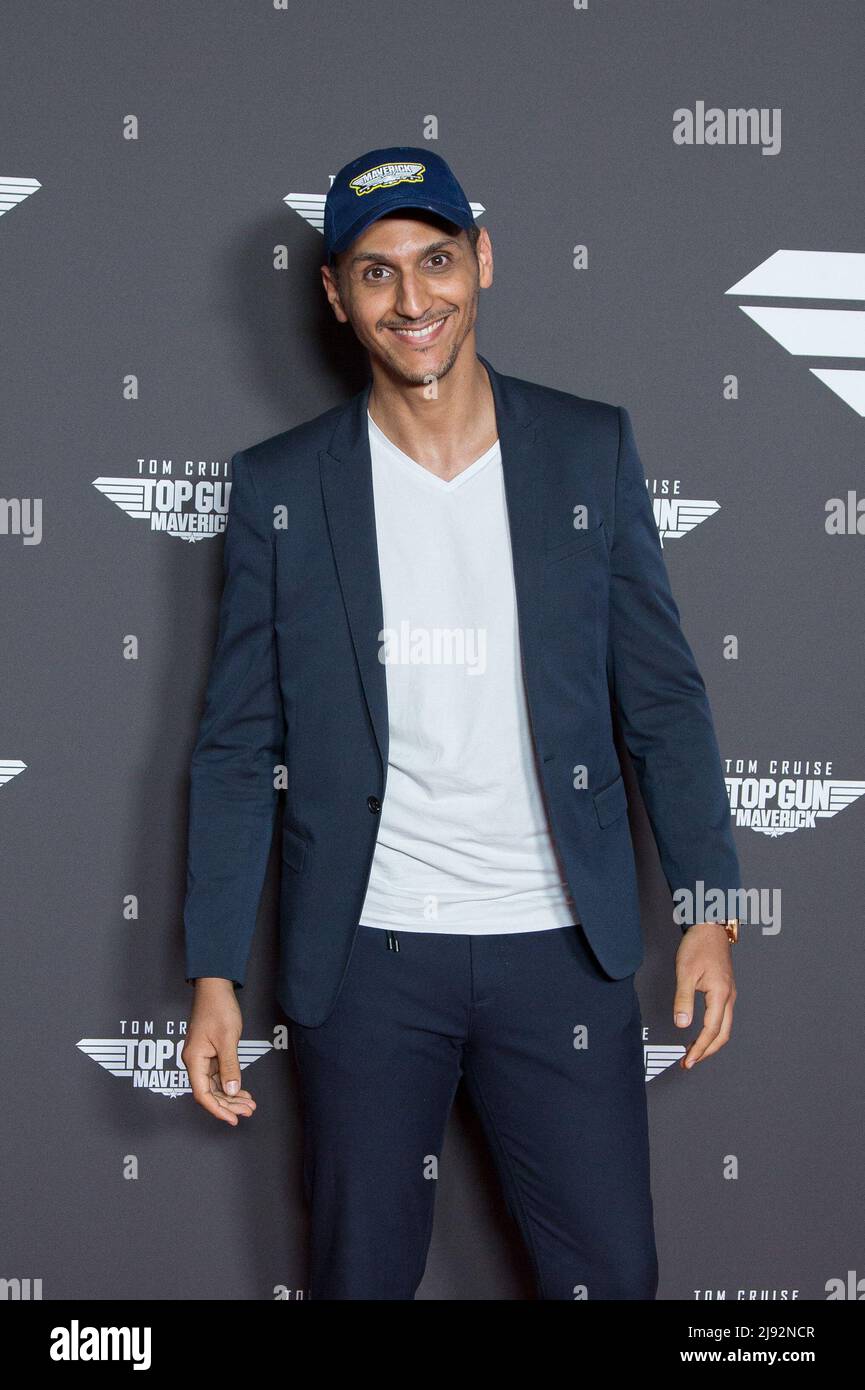 Ryad Baxx attends 'Top Gun Maverick' Paris film premiere at UGC ...