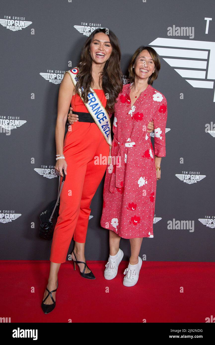 Diane Leyre, Miss France 2022, Alexia Laroche-Joubert attend 'Top Gun ...