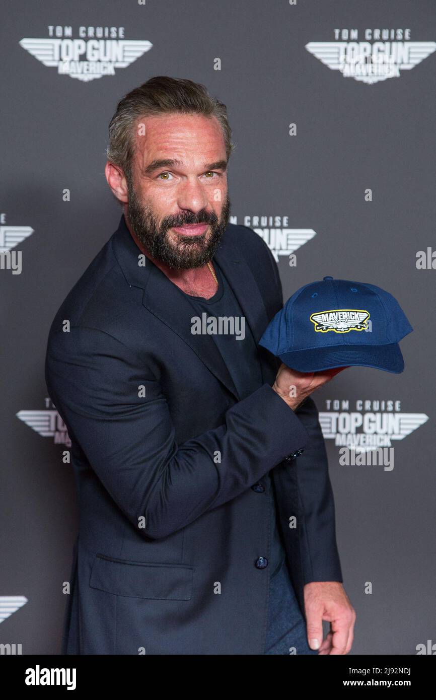 Philippe Bas attends 'Top Gun Maverick' Paris film premiere at UGC ...