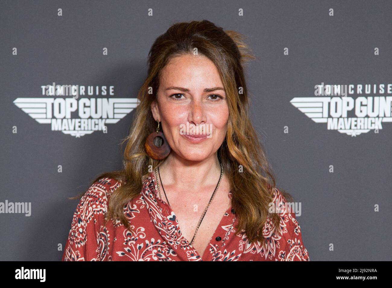 Elsa Fayer attends 'Top Gun Maverick' Paris film premiere at UGC ...