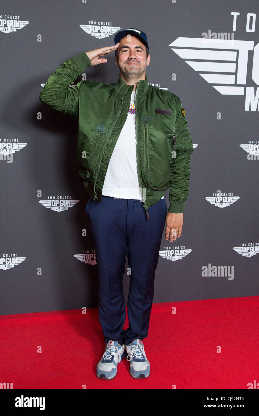 Alex Goude attends 'Top Gun Maverick' Paris film premiere at UGC ...