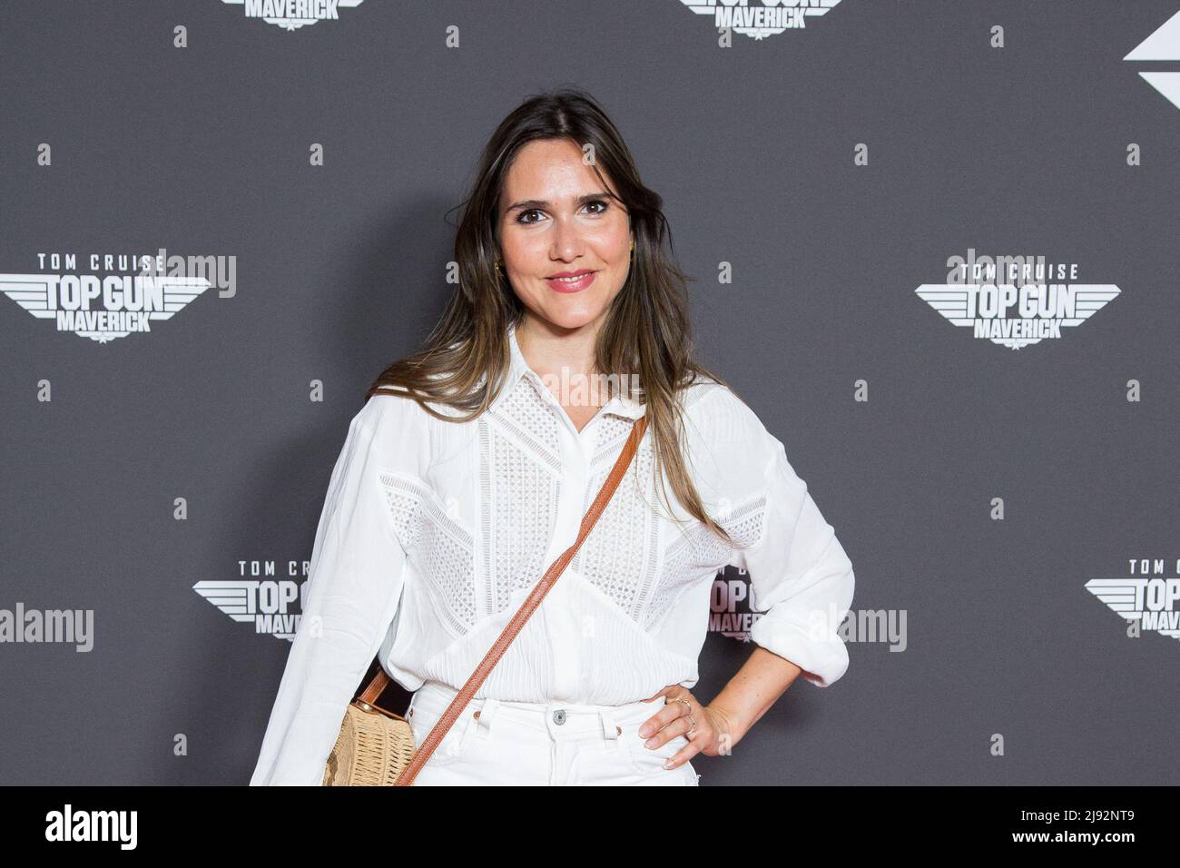 Joyce Jonathan attends 'Top Gun Maverick' Paris film premiere at UGC ...