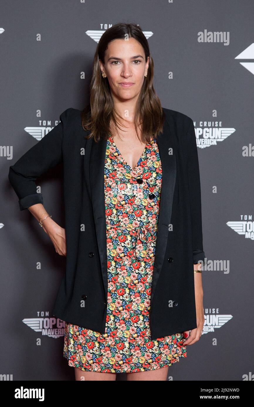 Charlotte Gabris attends 'Top Gun Maverick' Paris film premiere at UGC ...