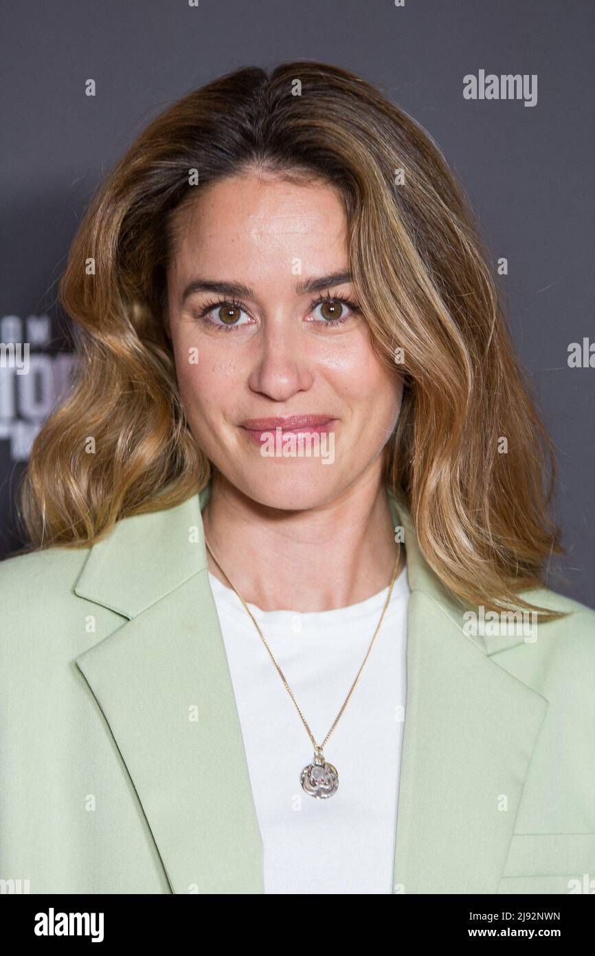 Alice David attends 'Top Gun Maverick' Paris film premiere at UGC ...