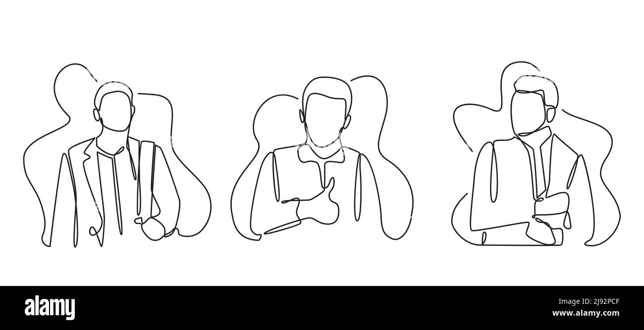 Line drawing people hi-res stock photography and images - Alamy