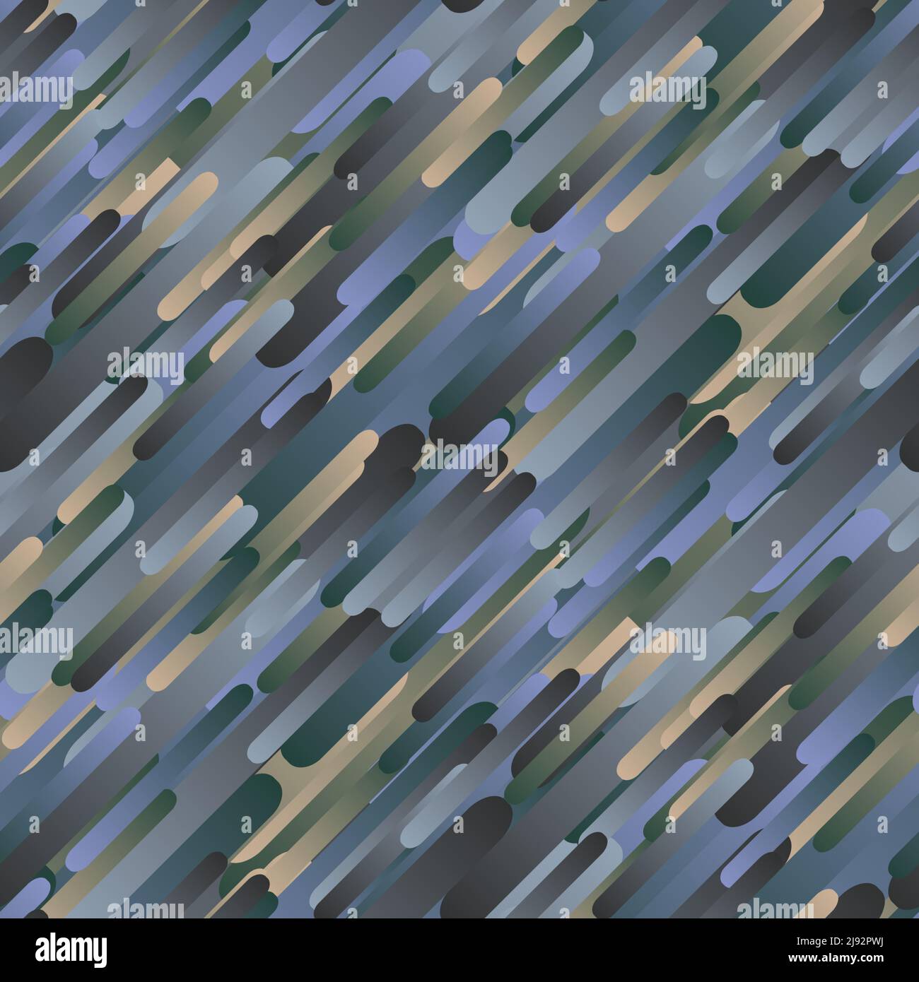 Seamless funky pill shaped gradient lines surface pattern design for ...