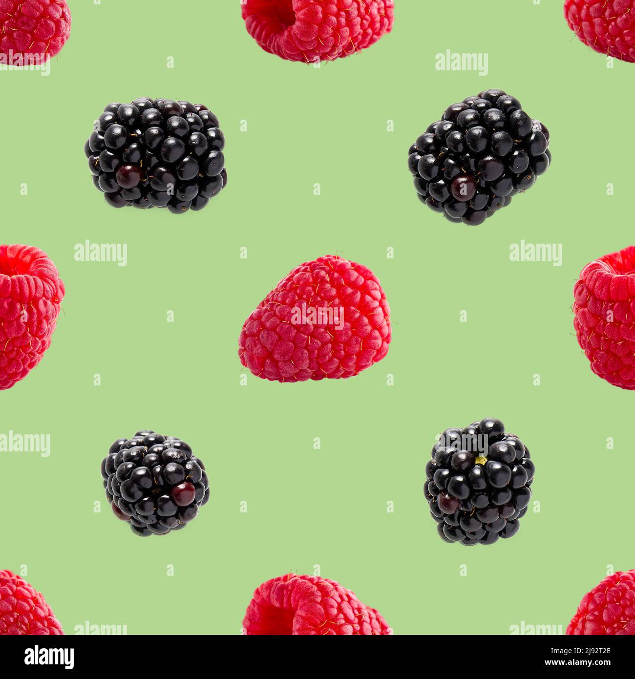 Seamless pattern with raspberry and bramble. pattern for package design ...