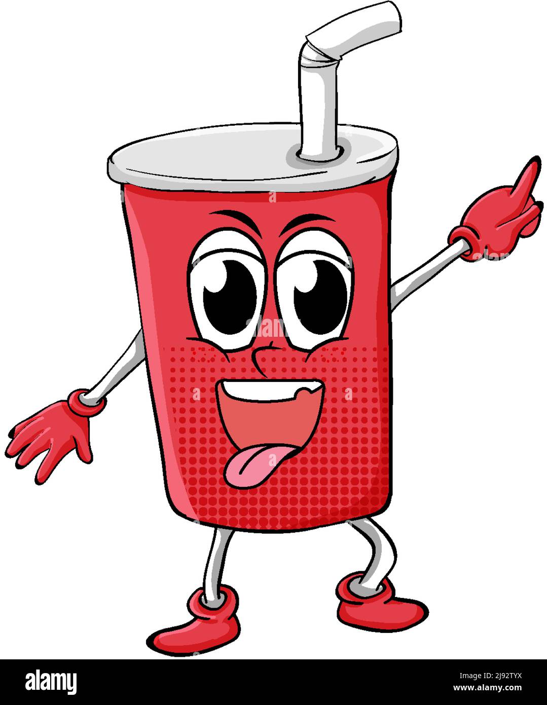 Red cup with happy face illustration Stock Vector Image & Art - Alamy