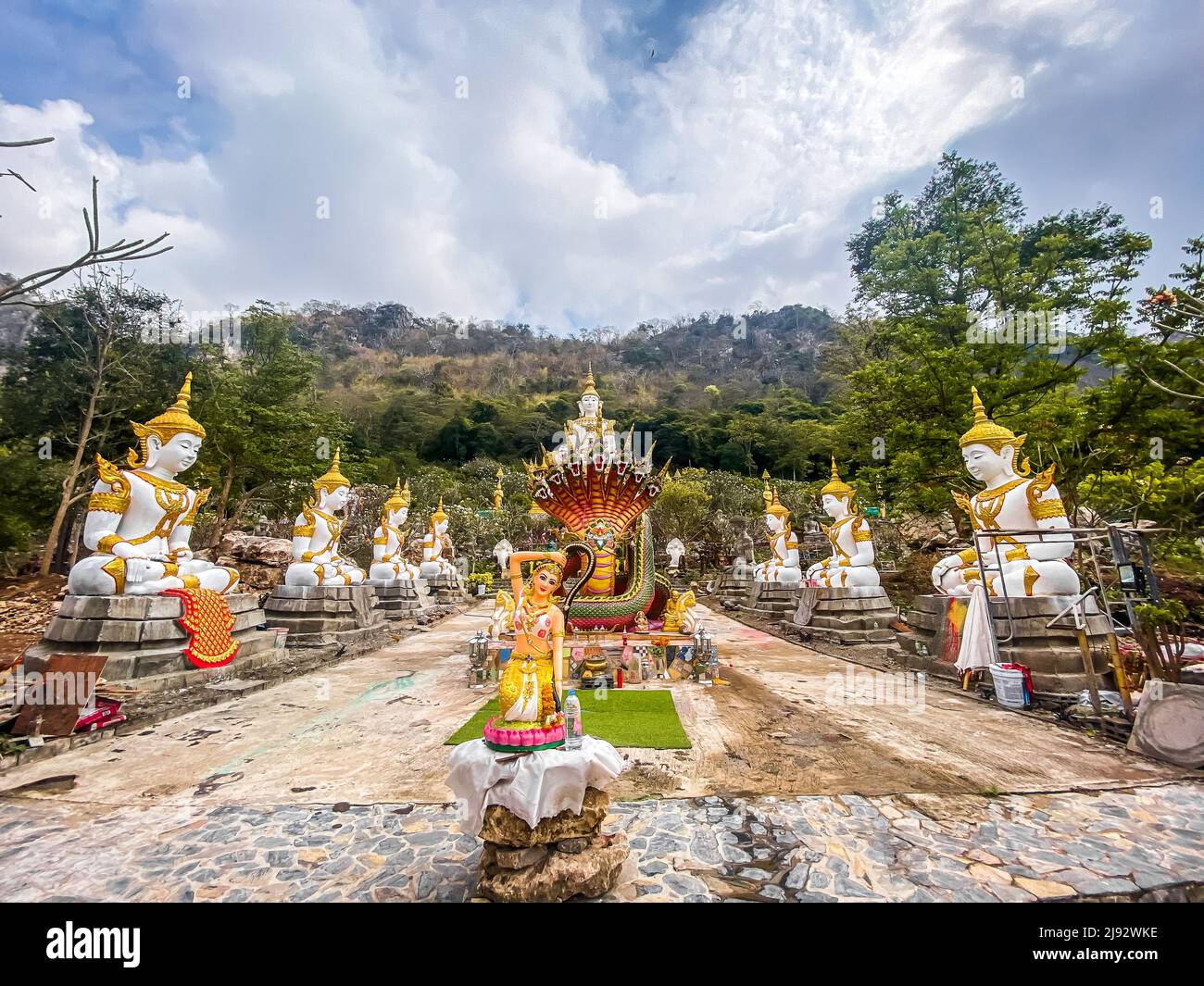 Wat Dhammayan temple in Phetchabun, Thailand Stock Photo - Alamy