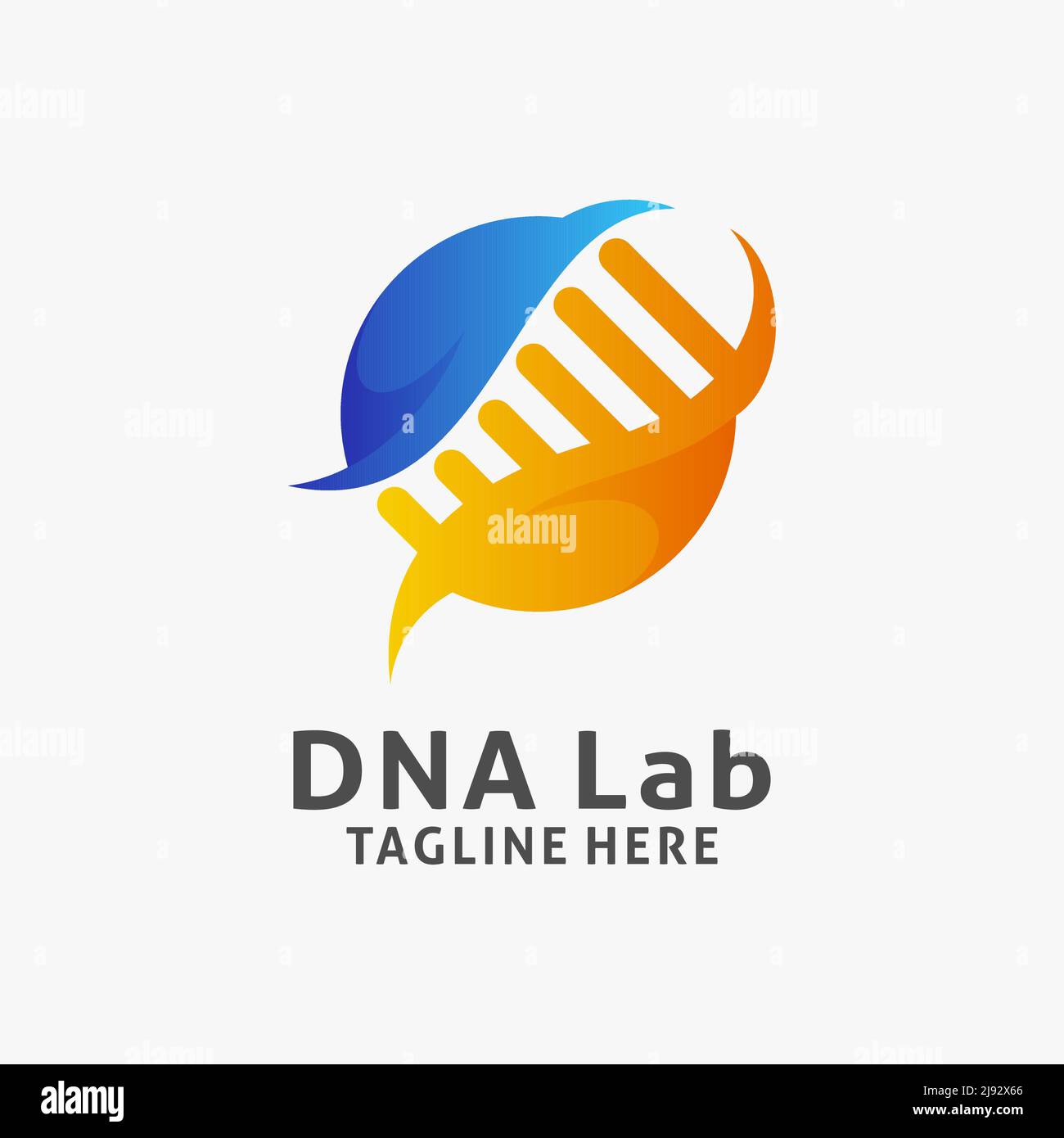 DNA cell logo design Stock Vector Image & Art - Alamy