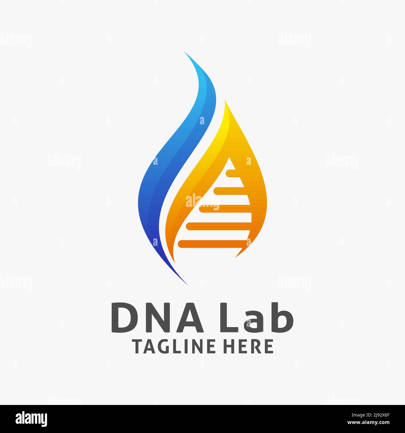 DNA cell logo design Stock Vector Image & Art - Alamy