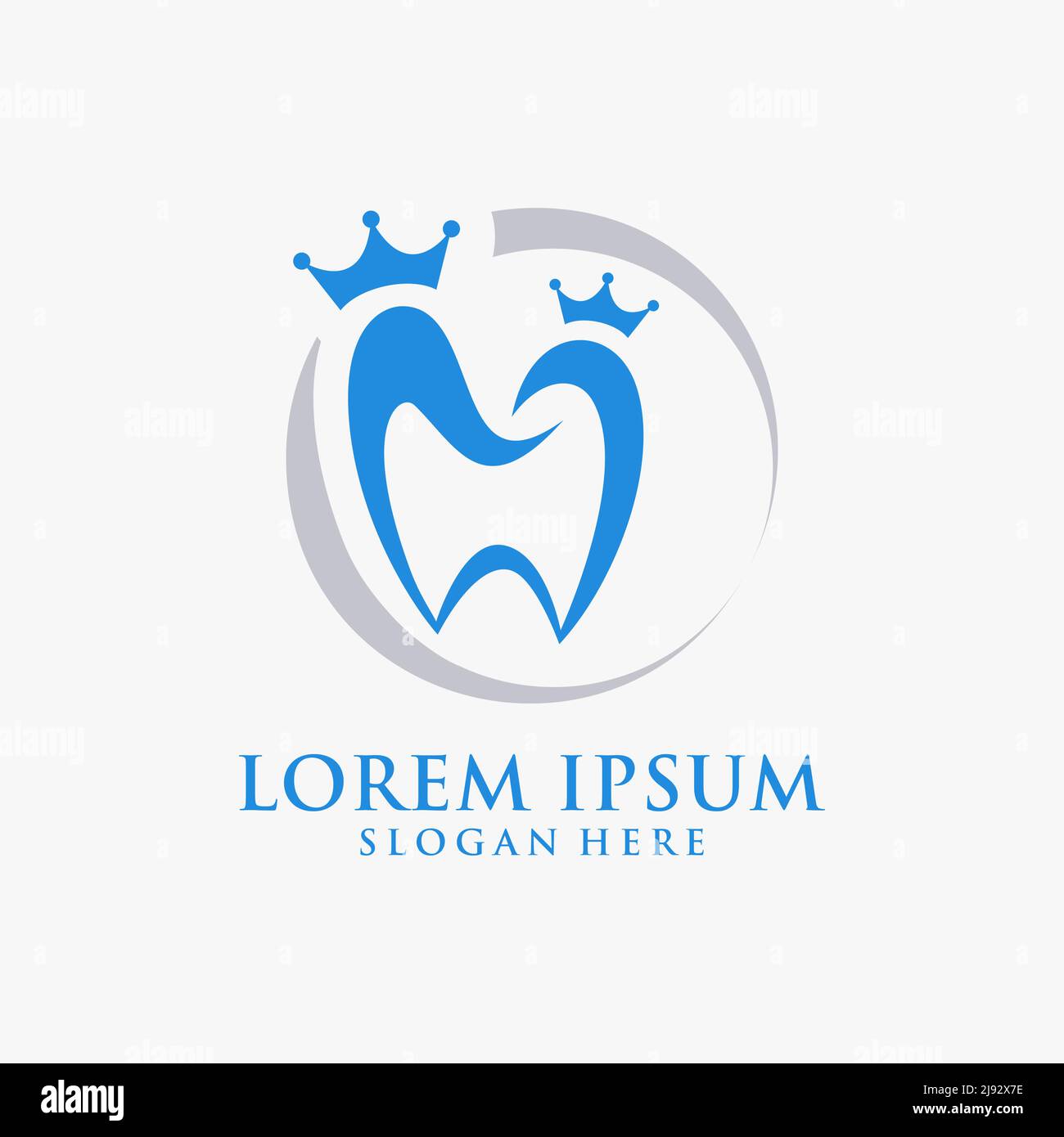 King dental logo design Stock Vector Image & Art - Alamy