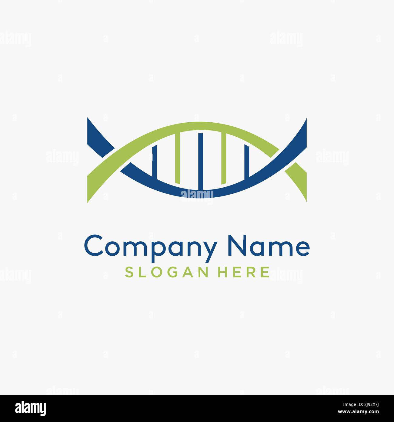 DNA genetic logo design Stock Vector Image & Art - Alamy