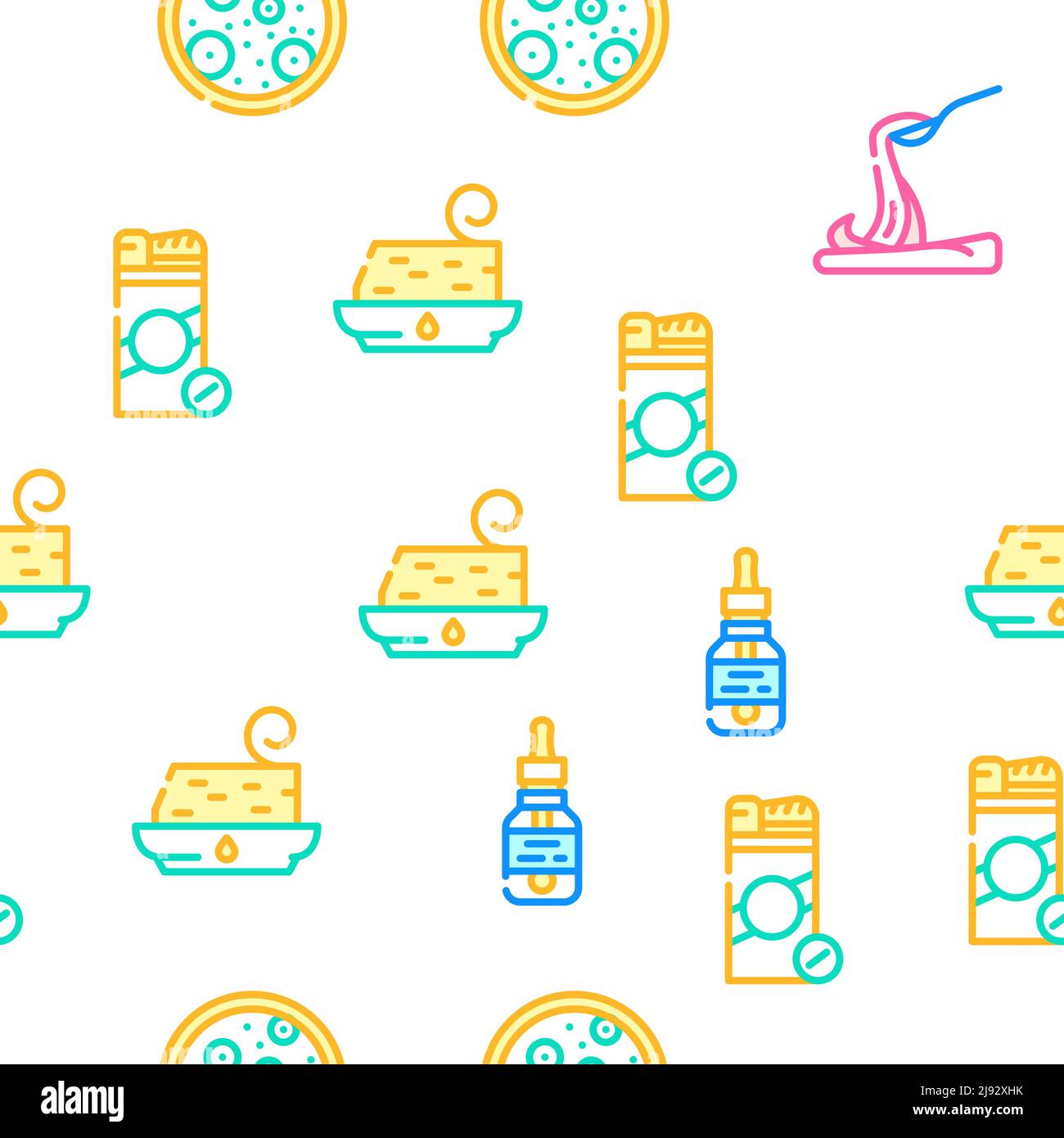 Food Additives Formula Vector Seamless Pattern Stock Vector Image & Art ...
