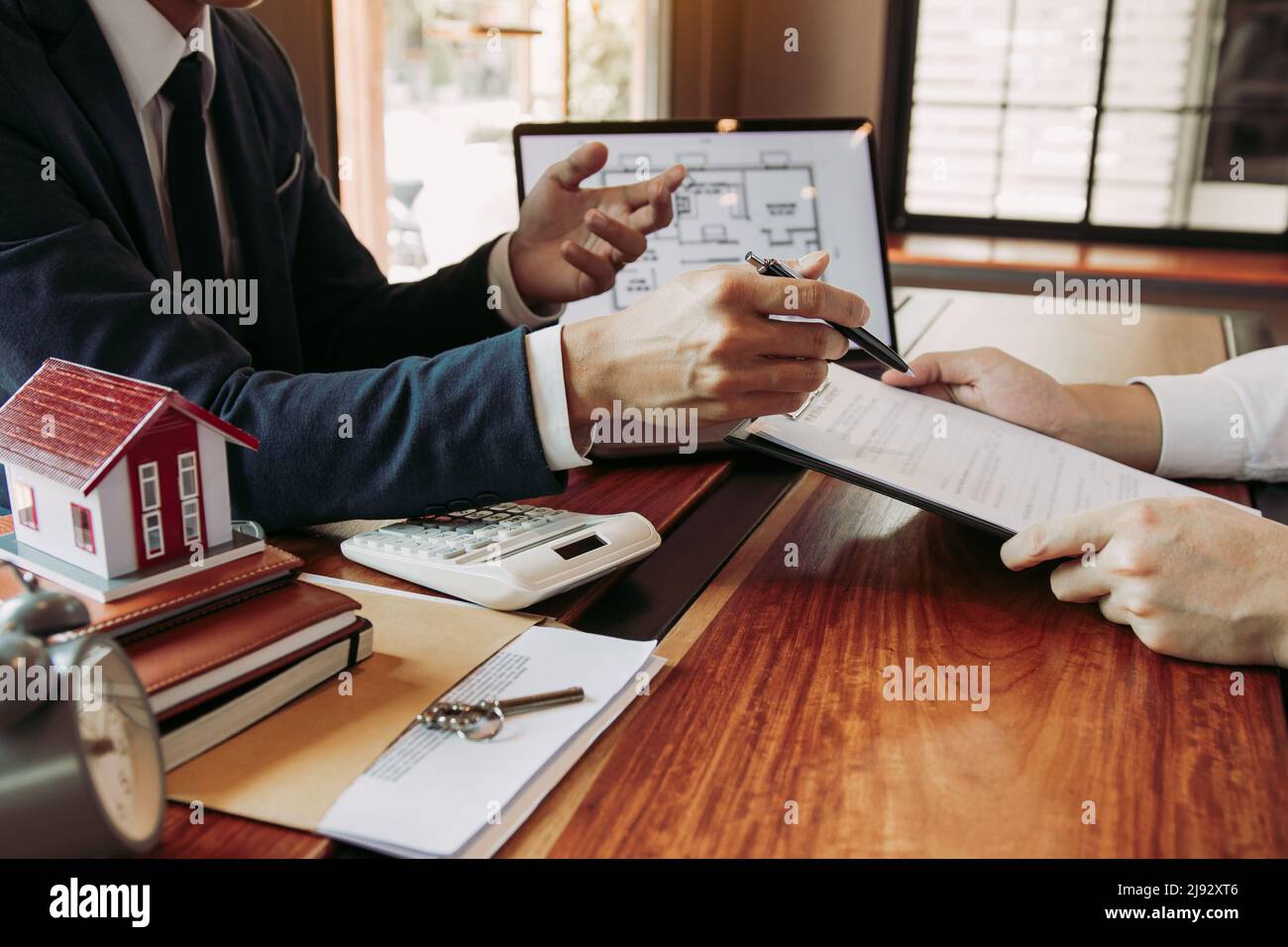 Real estate home are pointing to insurance contract signing and are ...