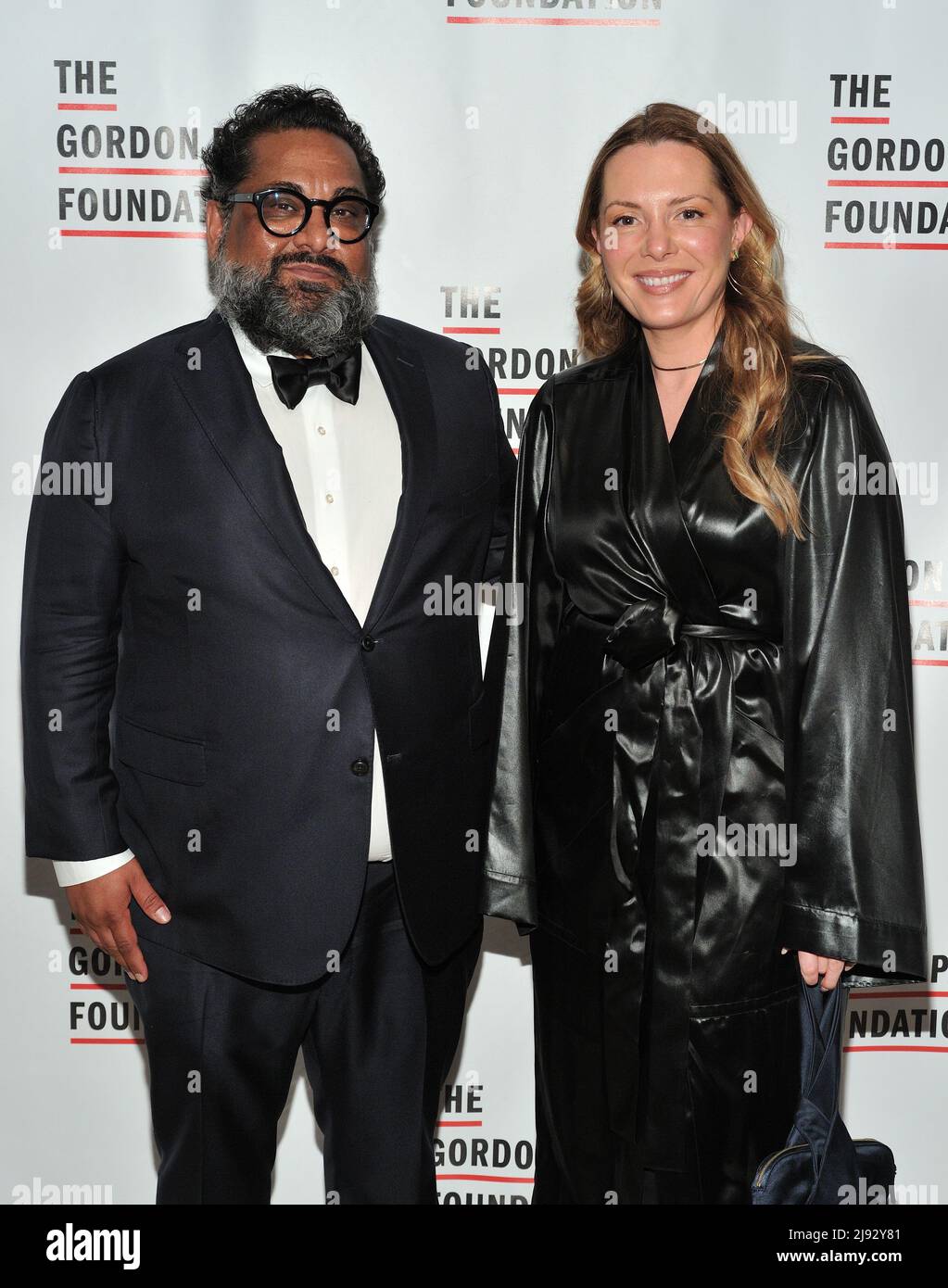 New York, US, May 19, 2022, L-R: Joseph Patel and Vikki Tobak attend ...