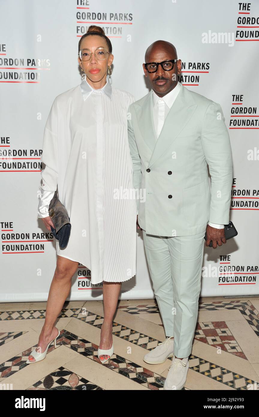 New York, US, May 19, 2022, L-R: Amy Sherald and Kevin Pemberton attend ...