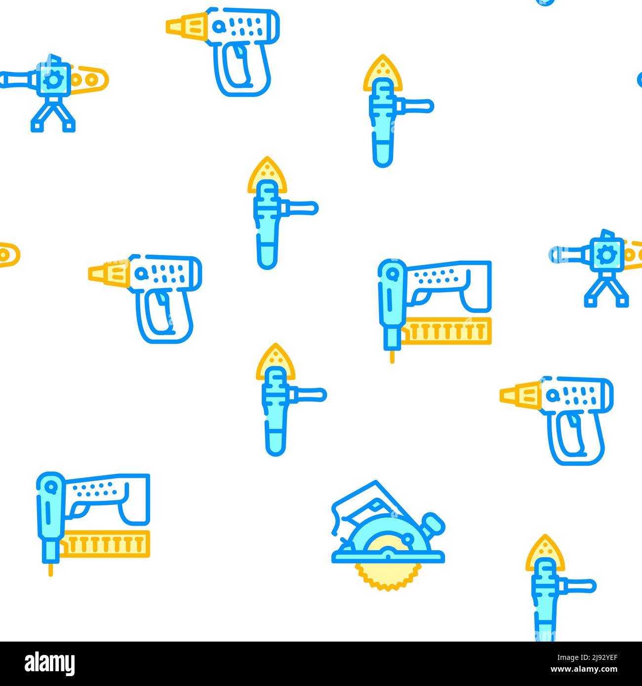 Tools For Building Vector Seamless Pattern Stock Vector Image & Art - Alamy