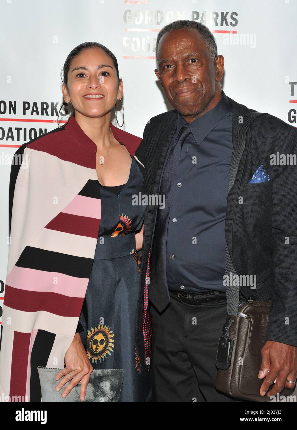 New York, USA. 19th May, 2022. L-R: Roxanna Gaines and Charles Gaines ...
