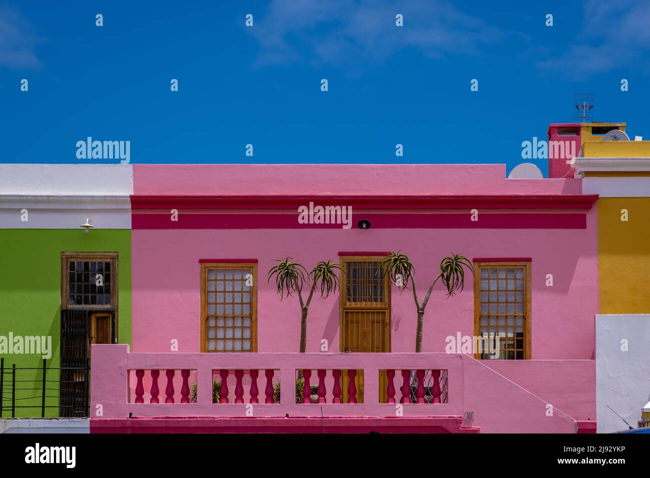 Bo Kaap Township in Cape Town, colorful house in Cape Town South Africa ...