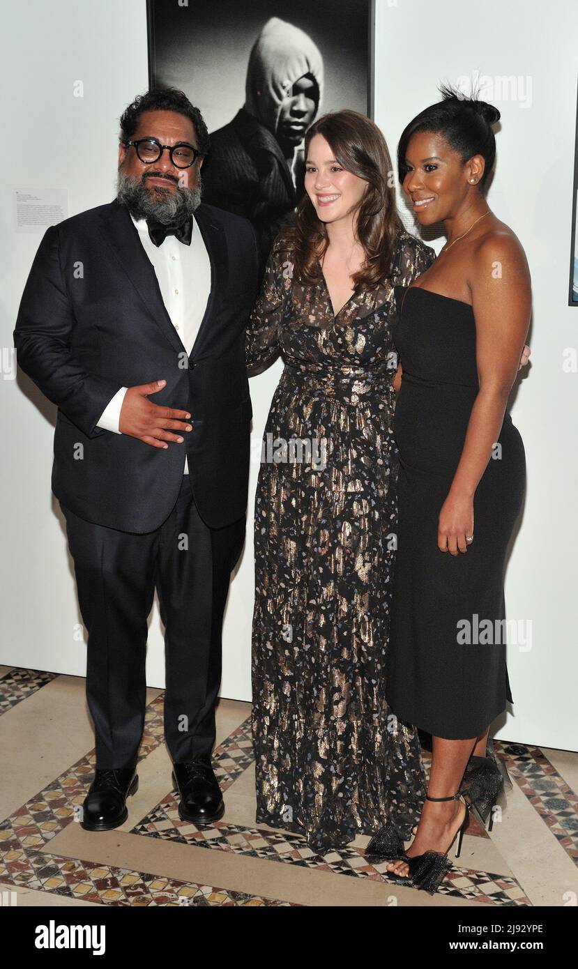 New York, USA. 19th May, 2022. L-R: Joseph Patel, Zarah Zohlman and ...