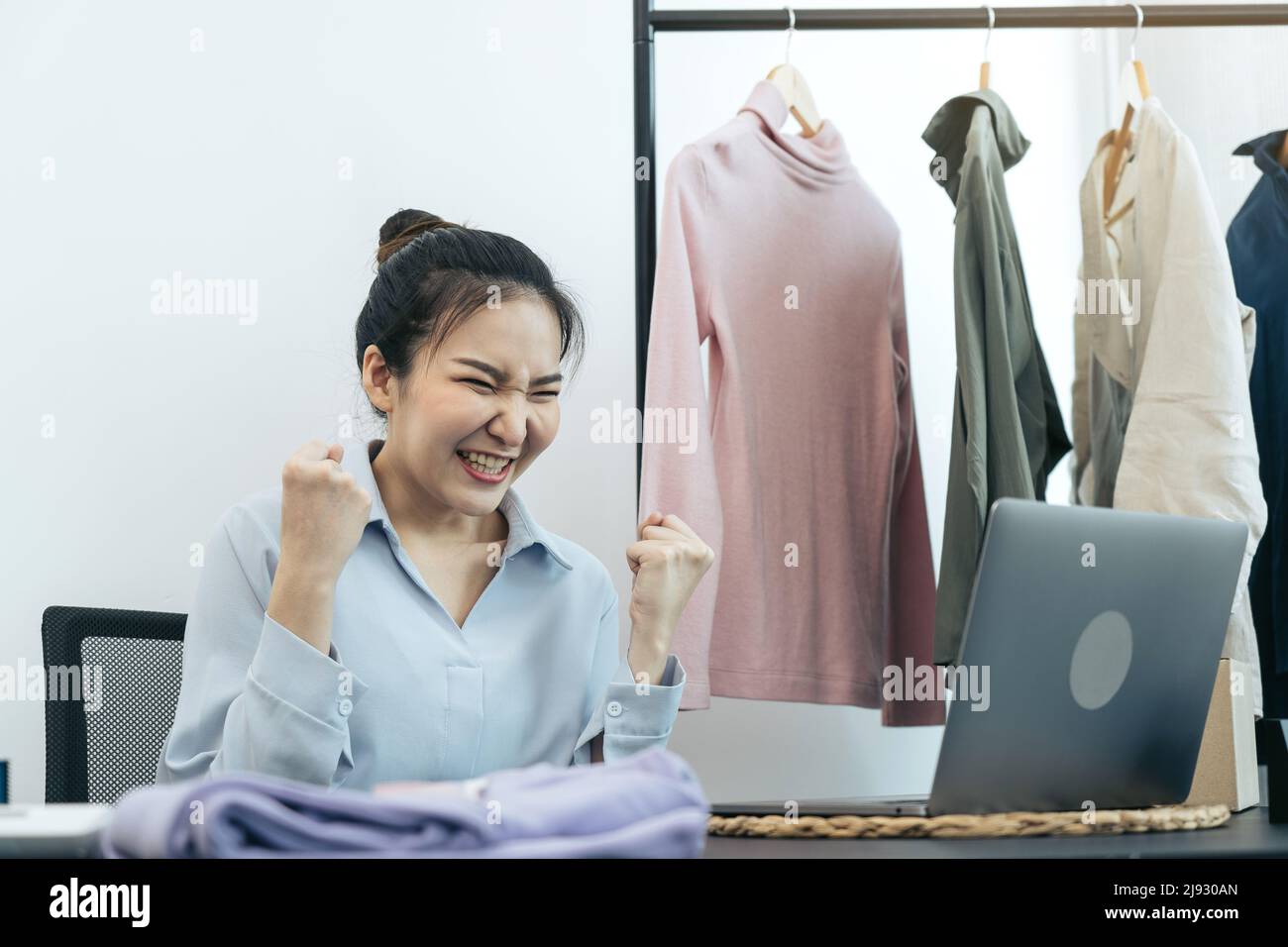 Young asian entrepreneurs are excited about hitting today's clothing ...