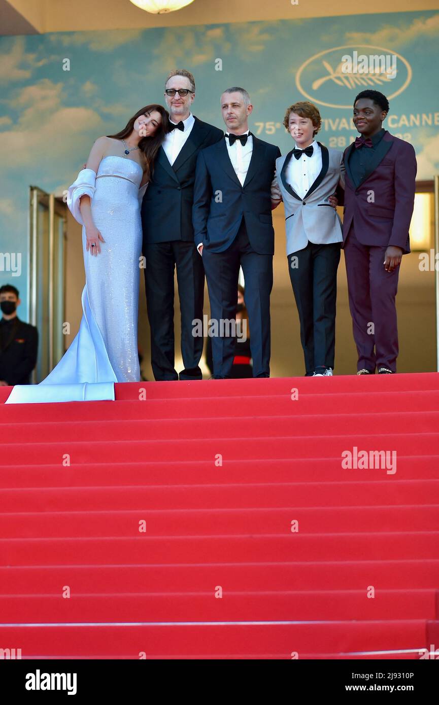 Director James Gray, Jaylin Webb and Anne Hathaway attending the ...
