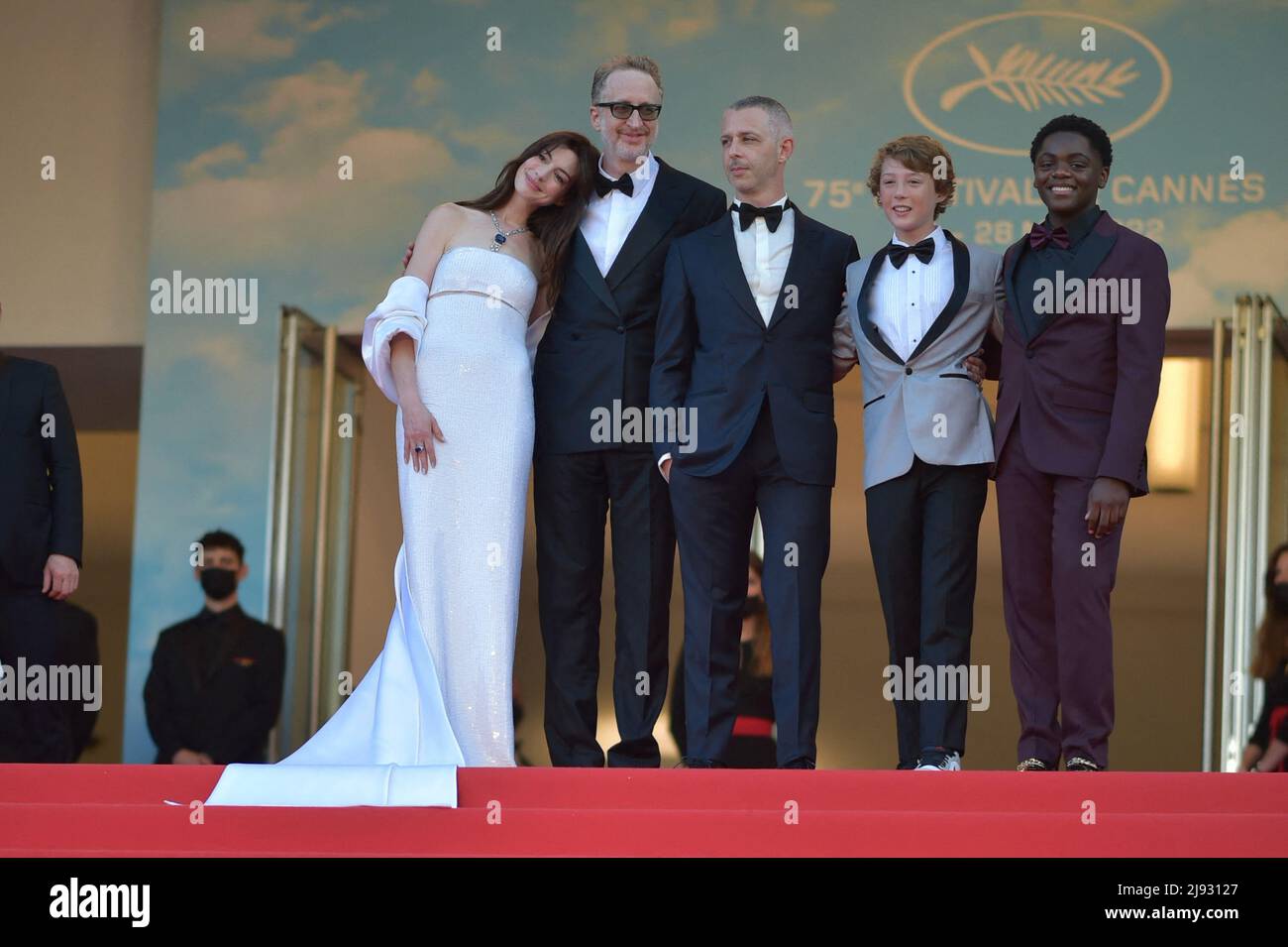 Director James Gray, Jaylin Webb and Anne Hathaway attending the ...