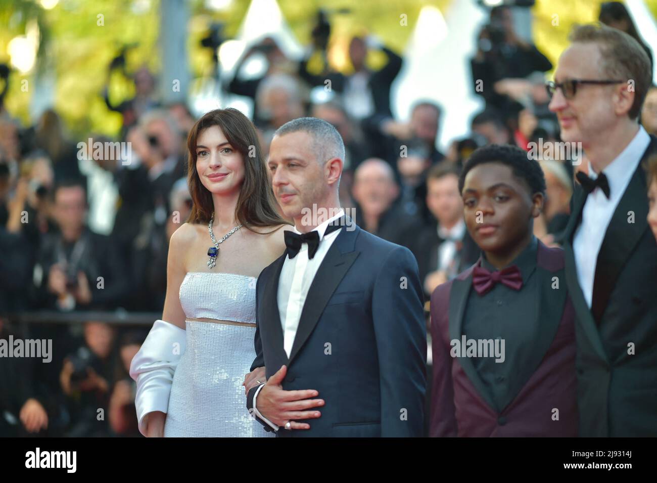 Director James Gray, Jaylin Webb and Anne Hathaway attending the ...