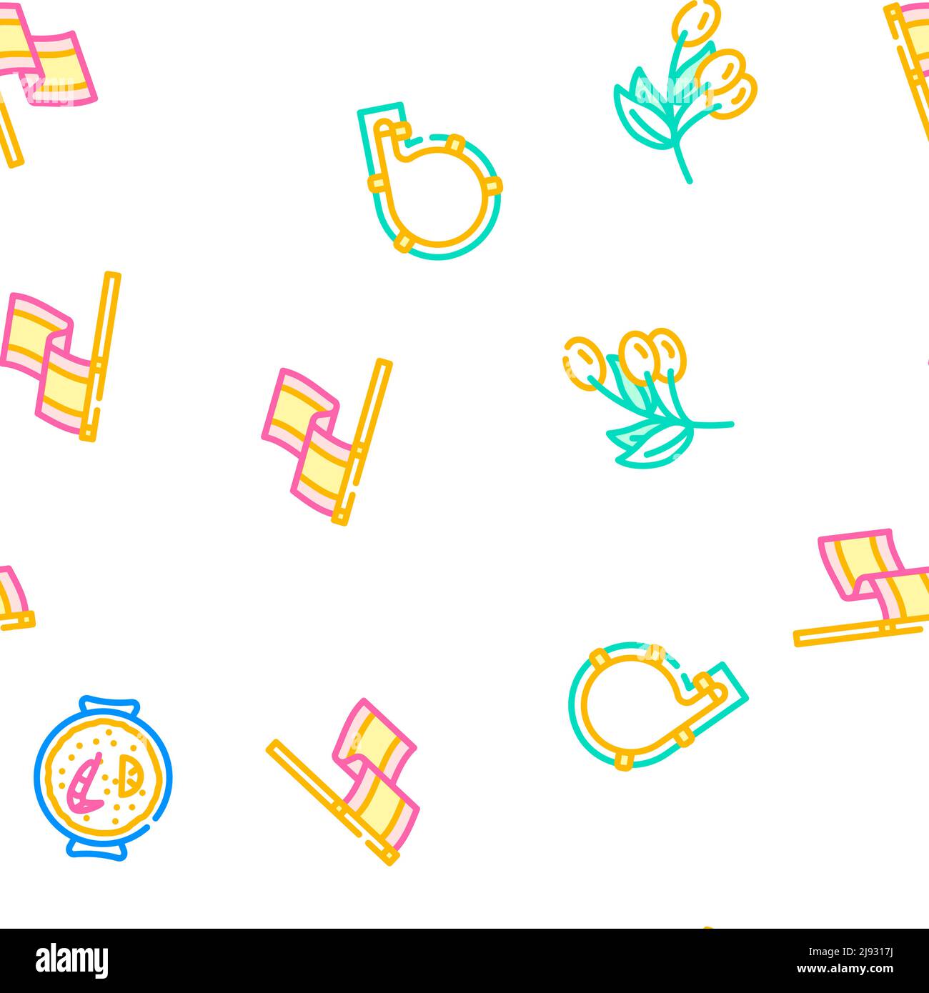 Spain Nation Heritage Vector Seamless Pattern Stock Vector Image & Art ...