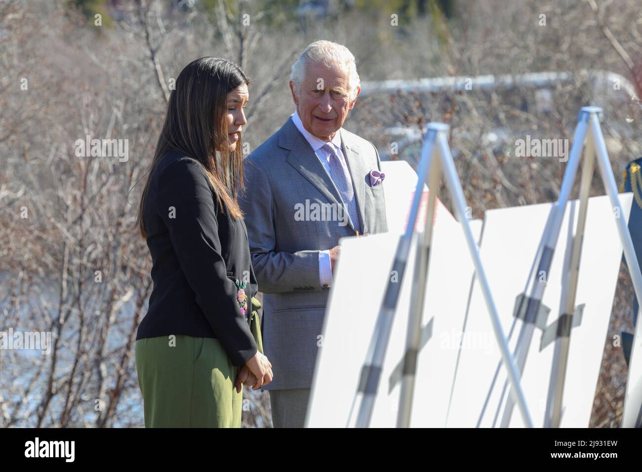 Dahti Tetso speaks with Prince Charles about her role in the Indigenous ...