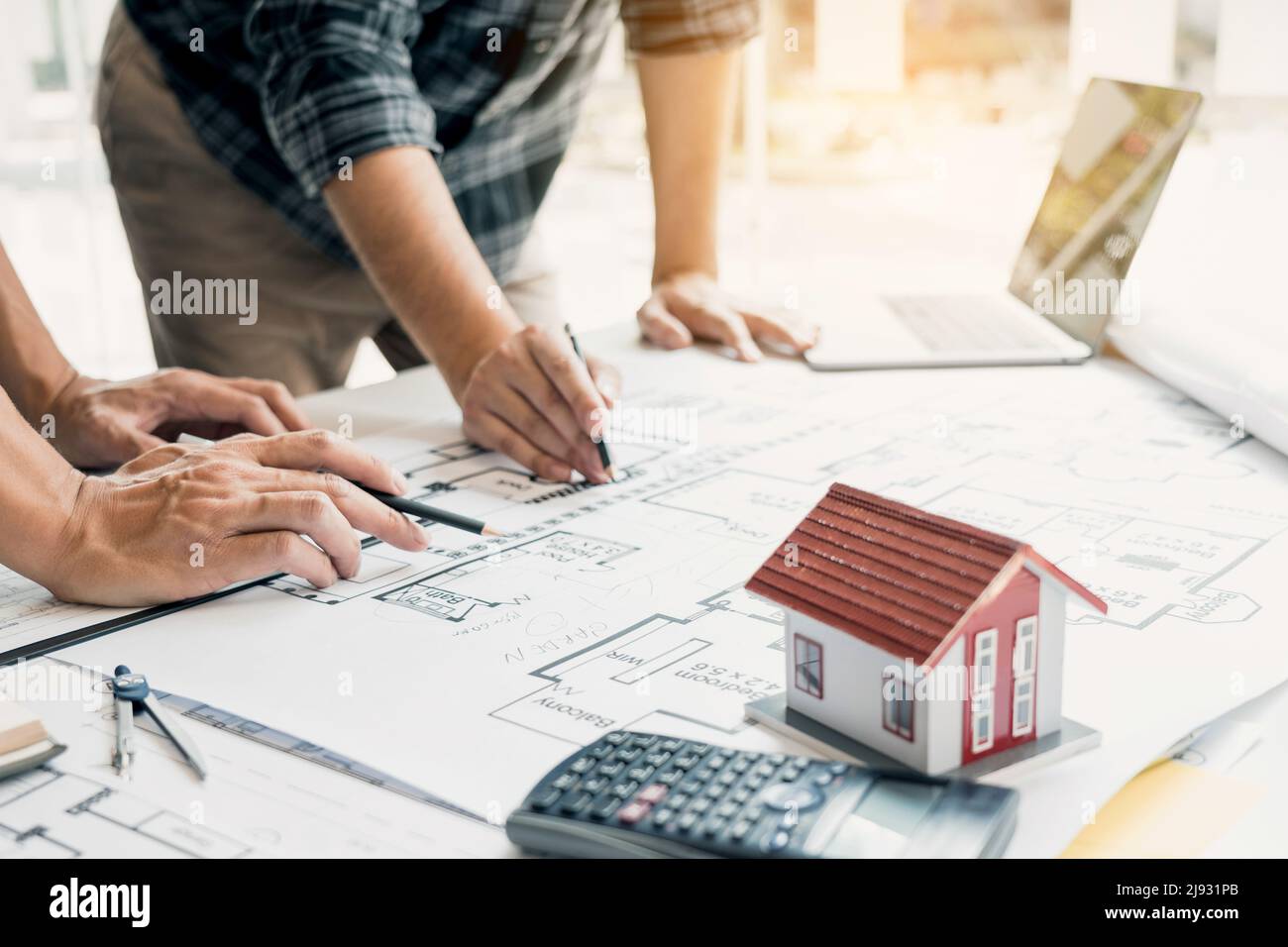 Engineers are helping to design work on blueprints and collaborate on ...