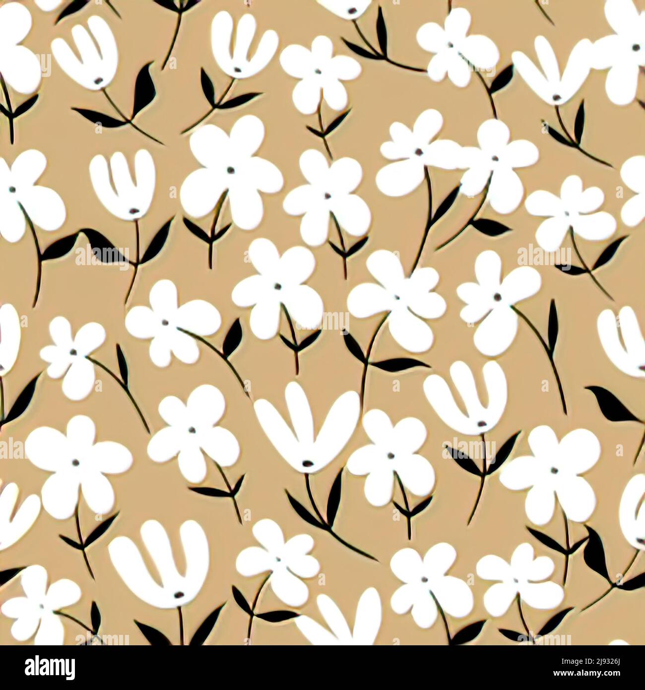Textile and wallpaper patterns. A printable digital illustration work ...